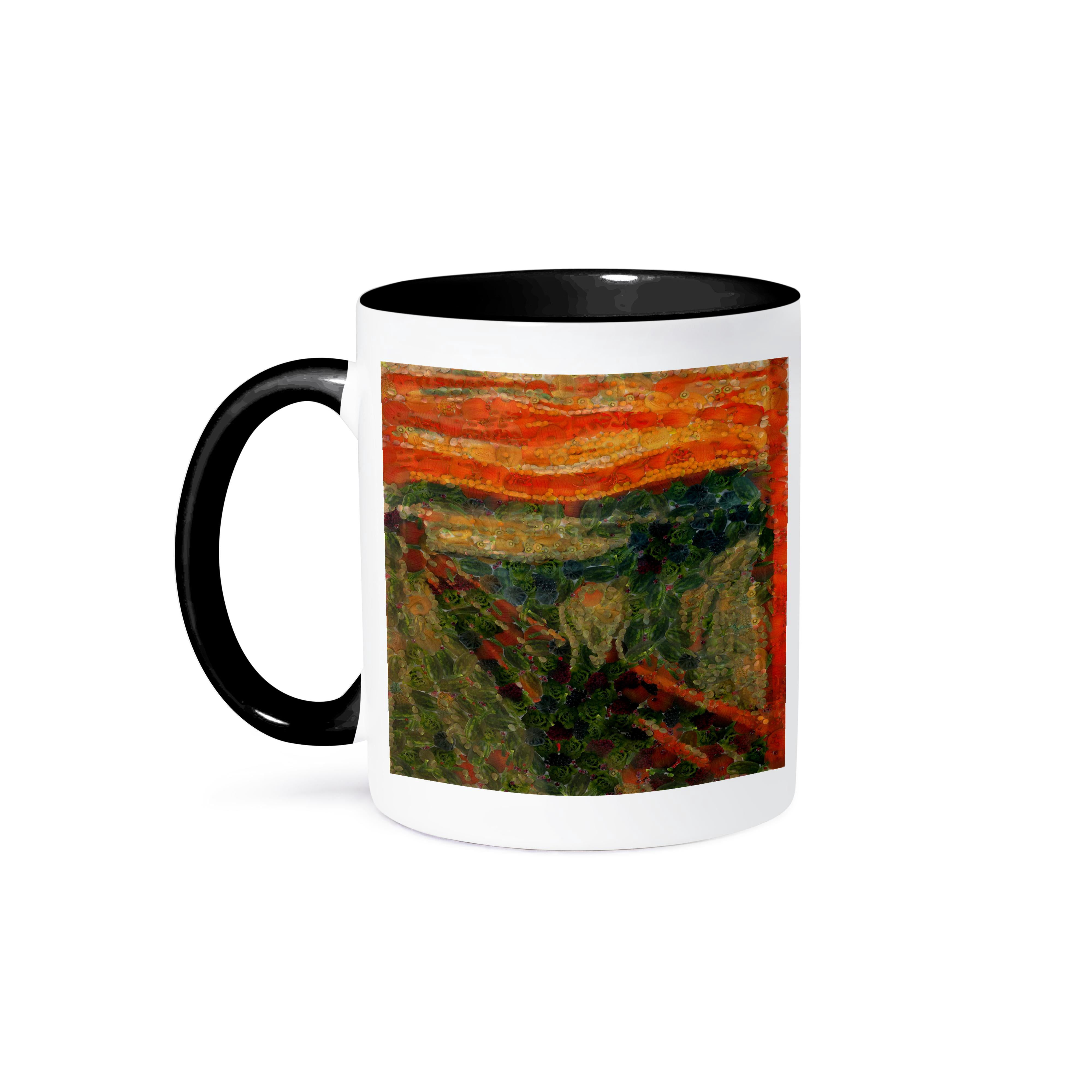 The Avocado Scream After Munch, 15oz Two-Tone Black Mug - Walmart.com