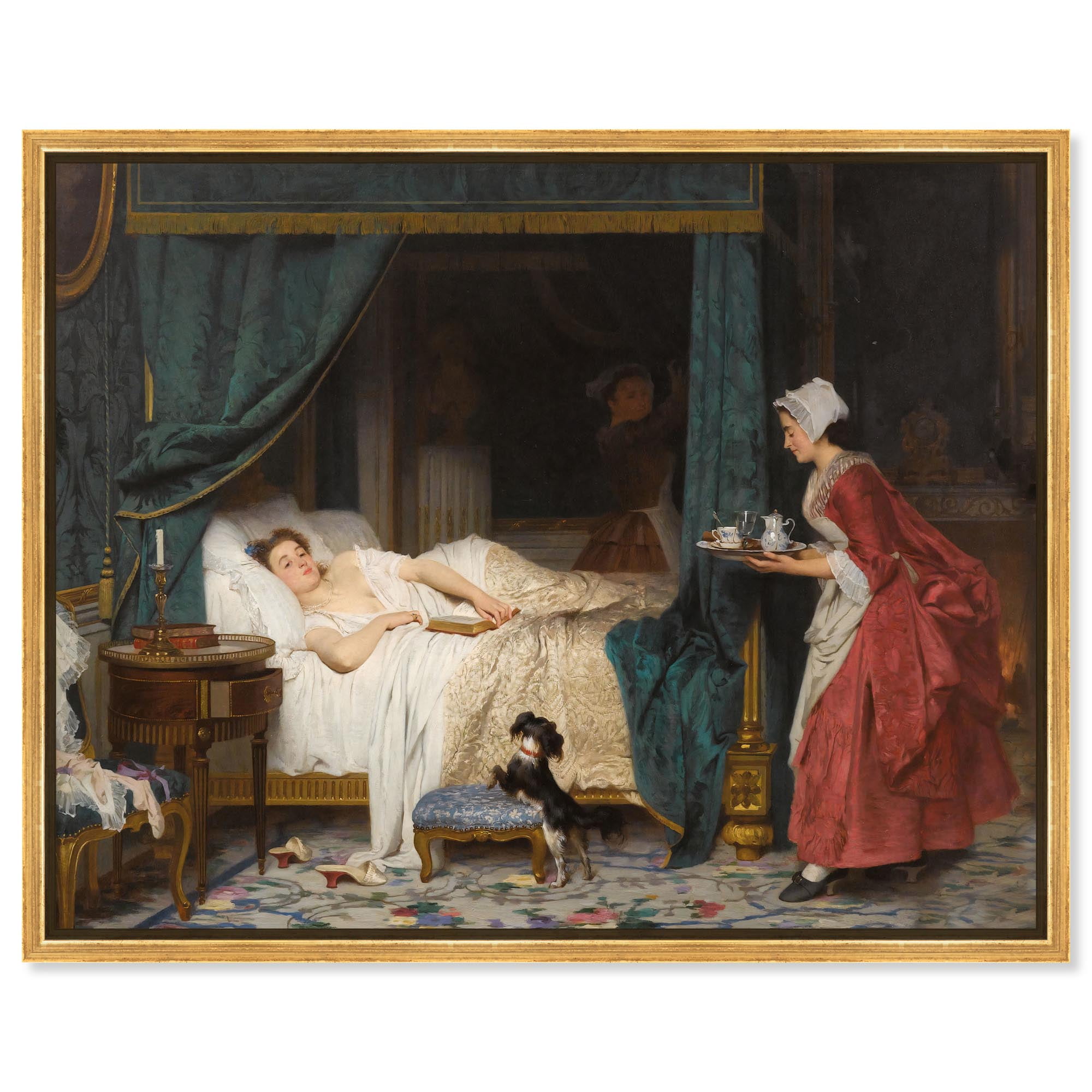 The Awakening 1865 Canvas Famous Classic Art by Art Remedy, Gold Frame, 30 x 24 - Walmart.com