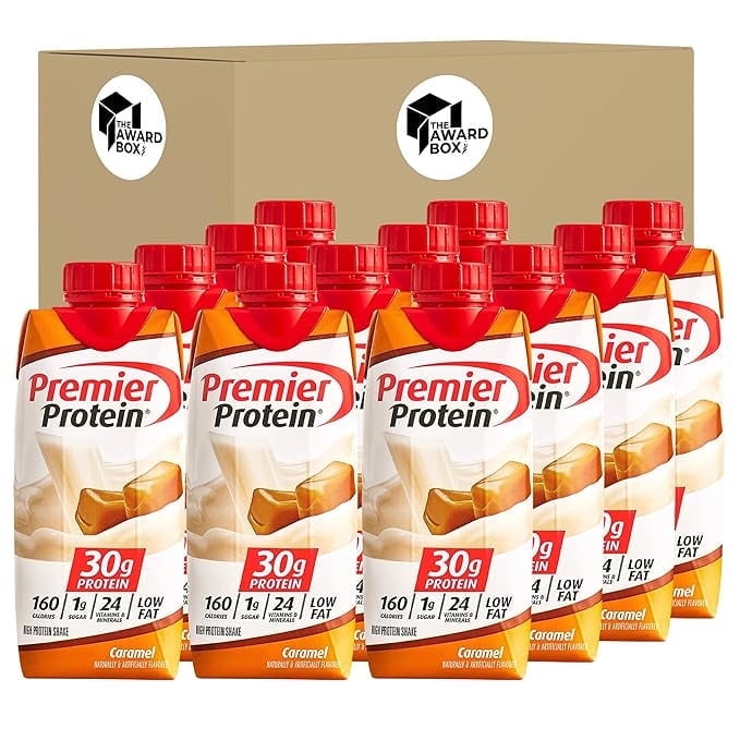 The Award Box Premier High Protein Shakes 30g Caramel 11 Fl. Oz Each ...