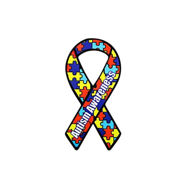 The Awareness Company Autism Awareness Paper Ribbons 50 Pack, 8 inches ...