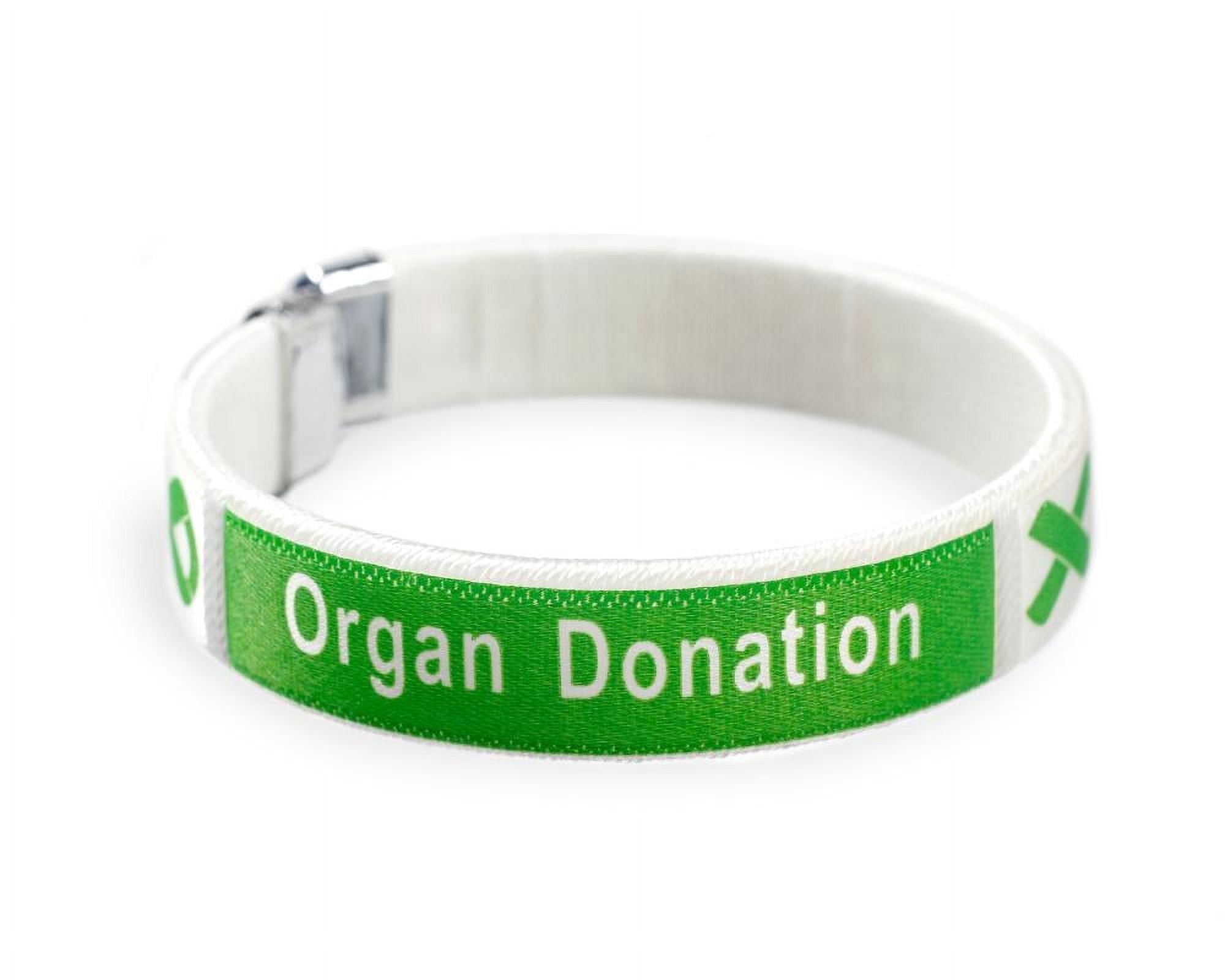 The Awareness Company Organ Donation Awareness Bangle Bracelets, White ...