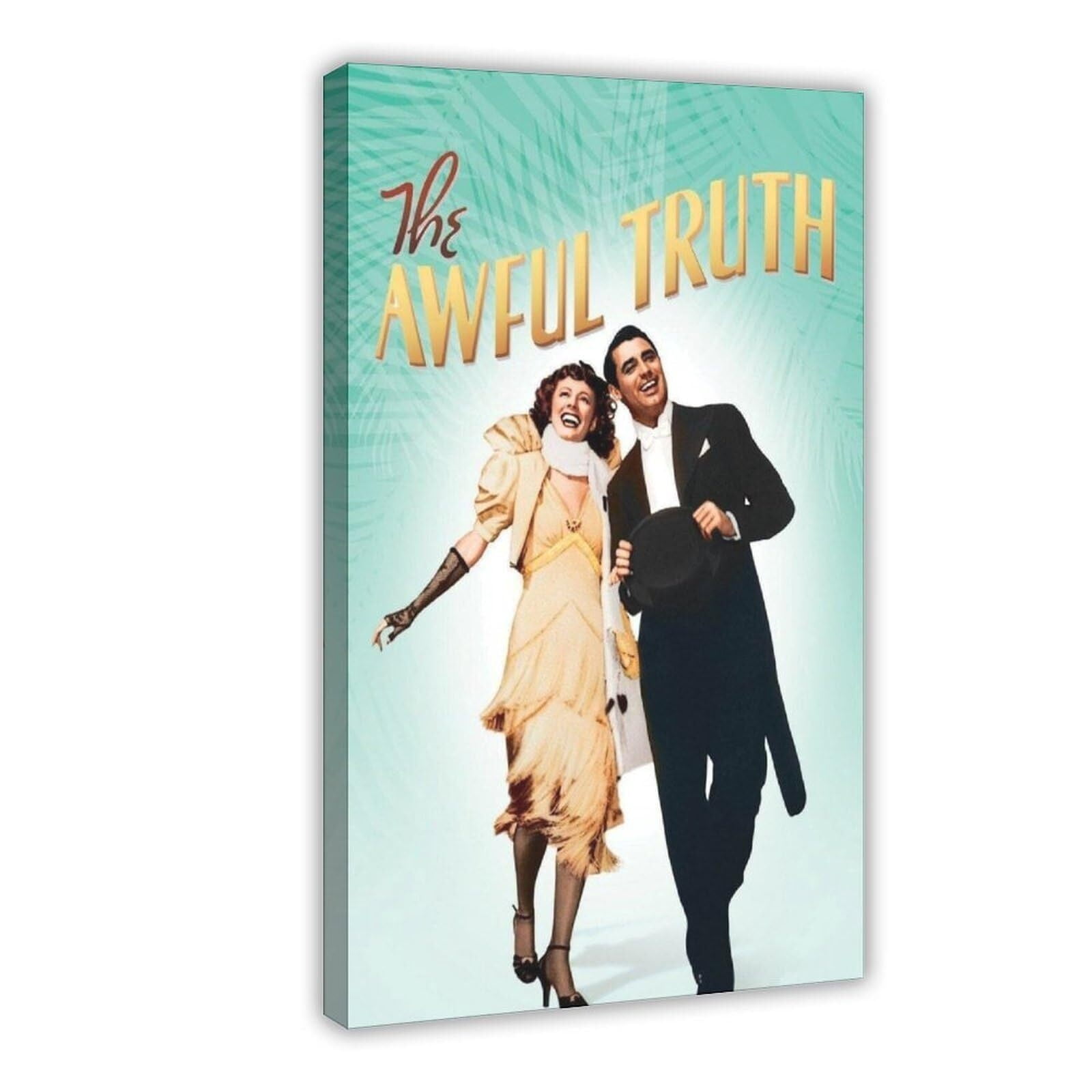 The Awful Truth 90s Old Movie Poster 2 Canvas Poster Wall Art Decor ...