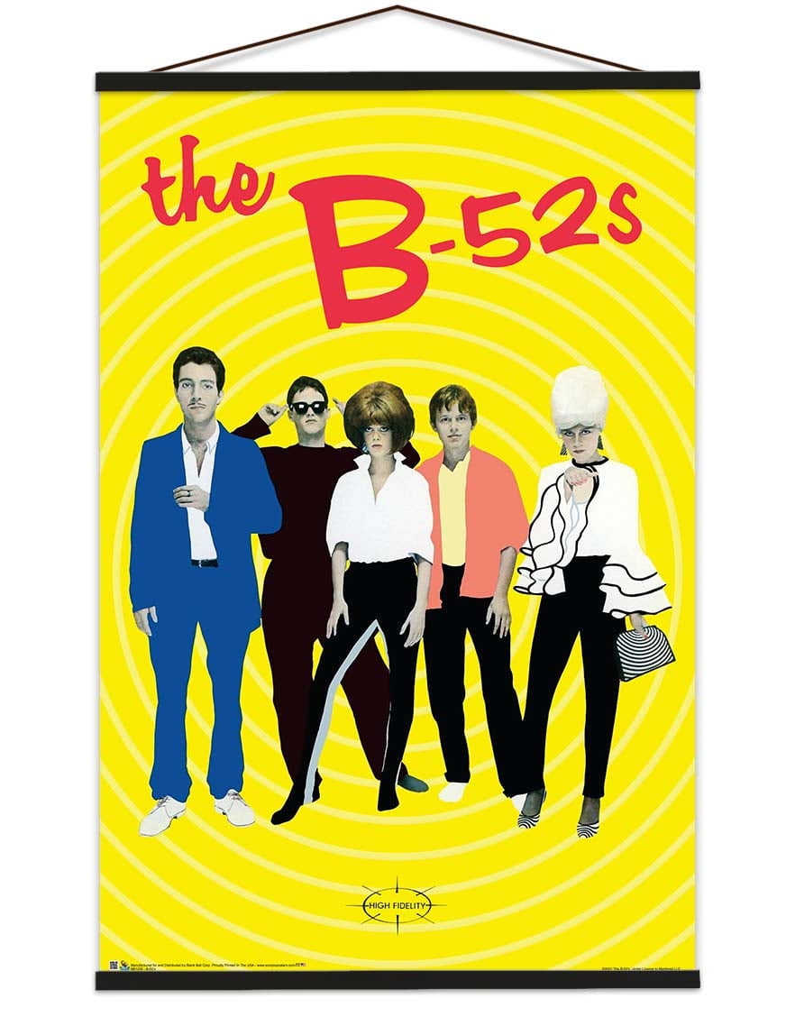 The B-52s Poster - Officially Licensed - 24" x 36" with Poster Hanger ...