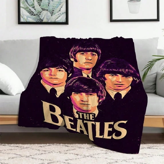 The-B-Beatles Band Throw Luxury Designer Bedding Bed Blankets For ...