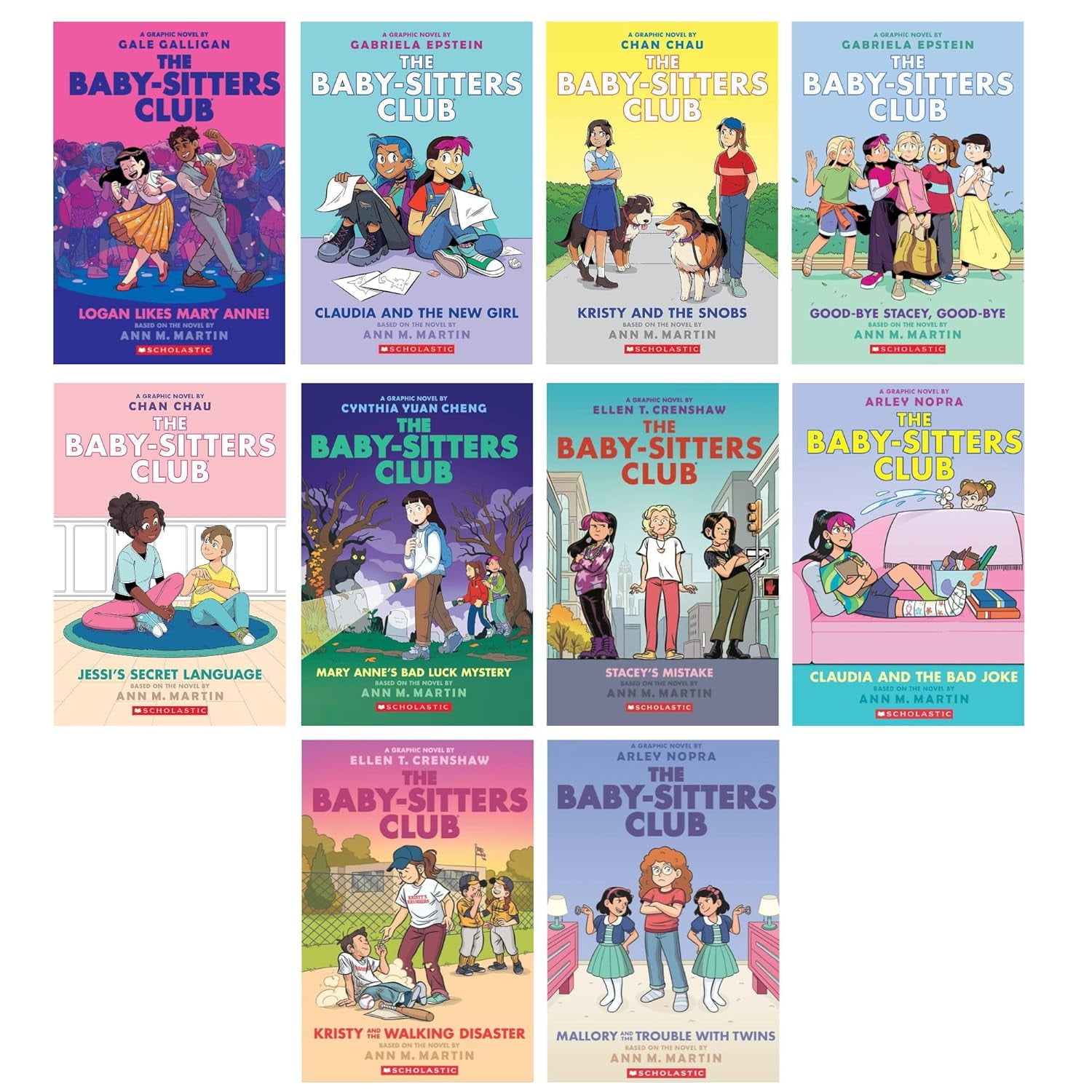 The Baby-Sitters Club (Book #8 - Book #17) Graphic Novel Collection Set ...
