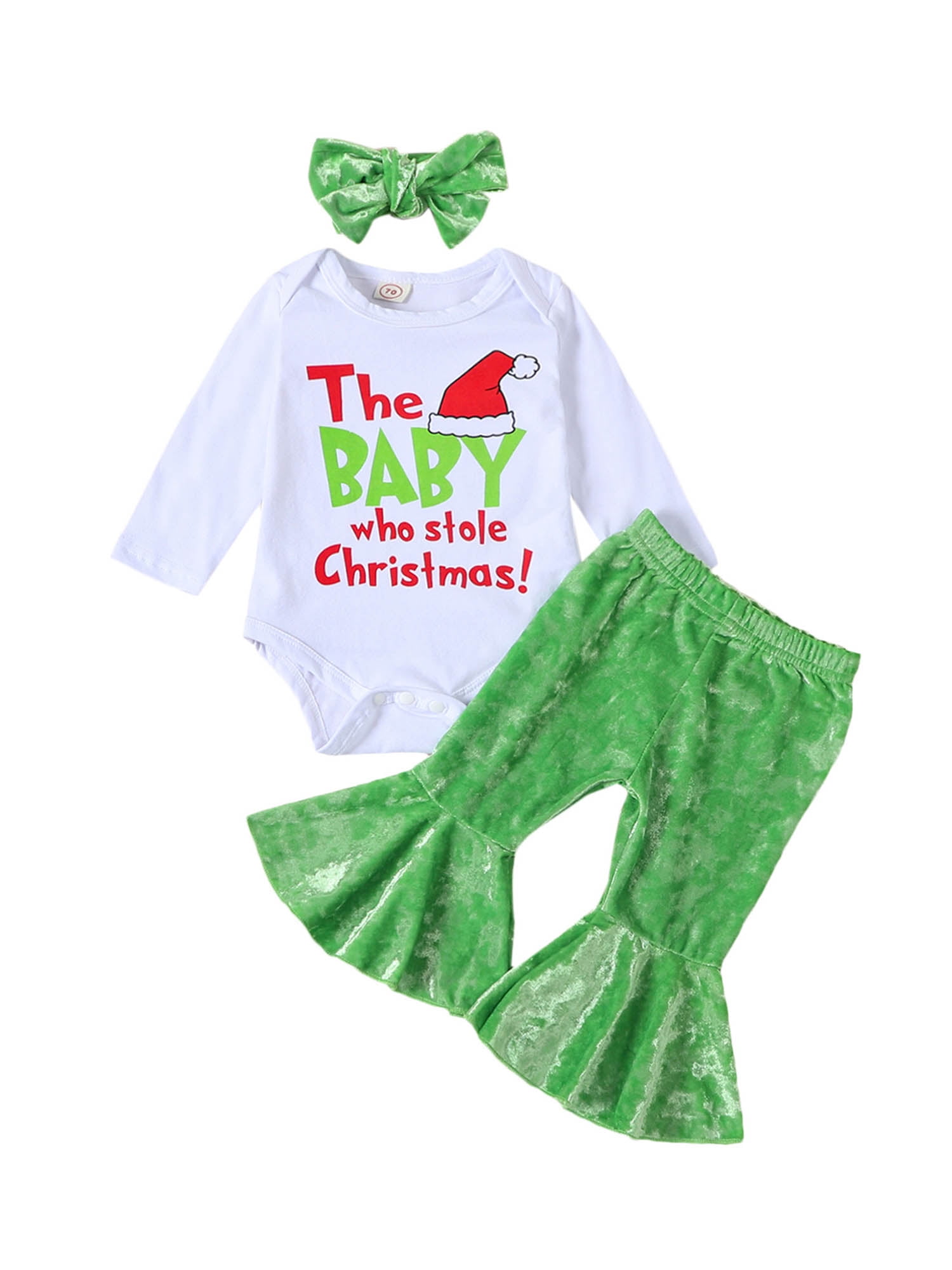 The Baby Who Stole Christmas Outfit Infant Baby Boy Girl Christmas ...