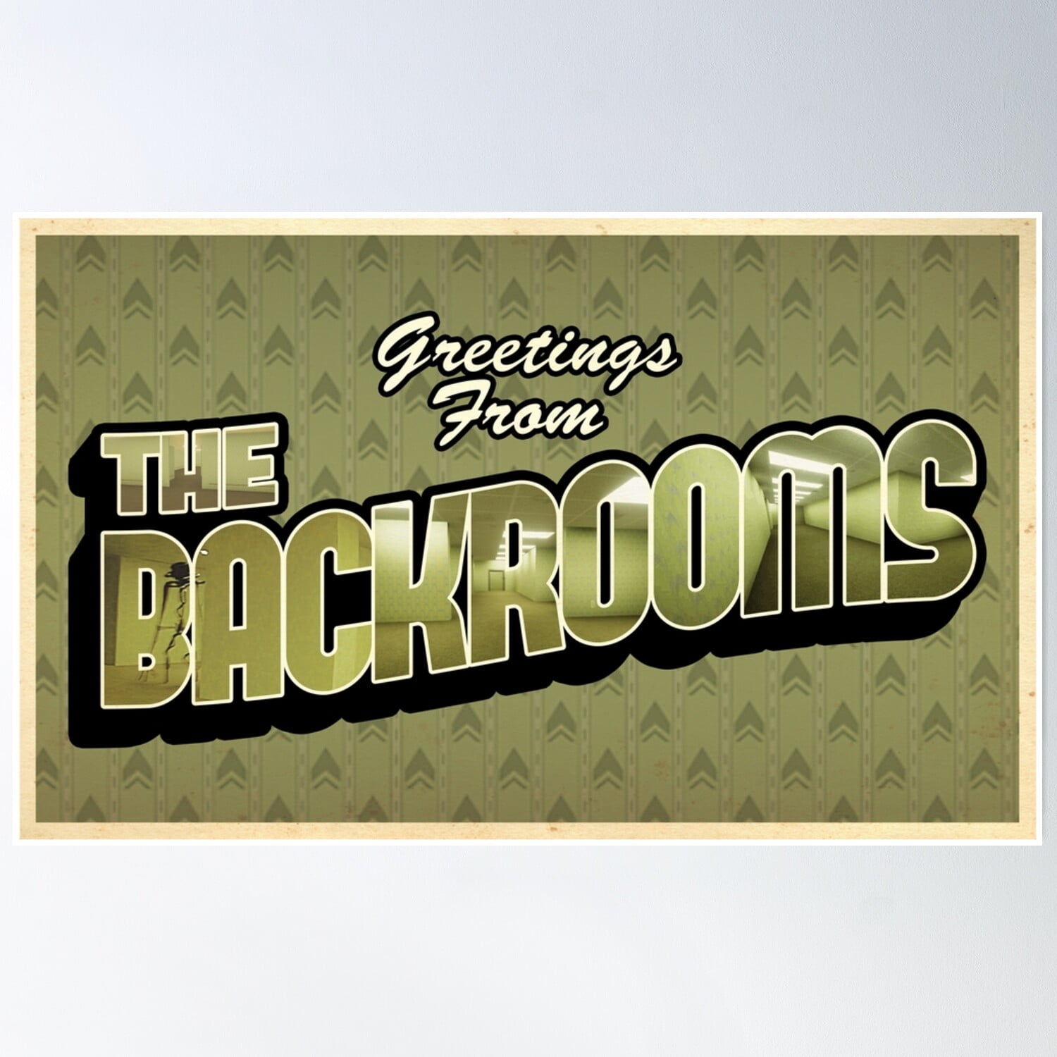 The Backrooms Postcard Poster Wall Art, Modern Wall Decor, 16x24 ...