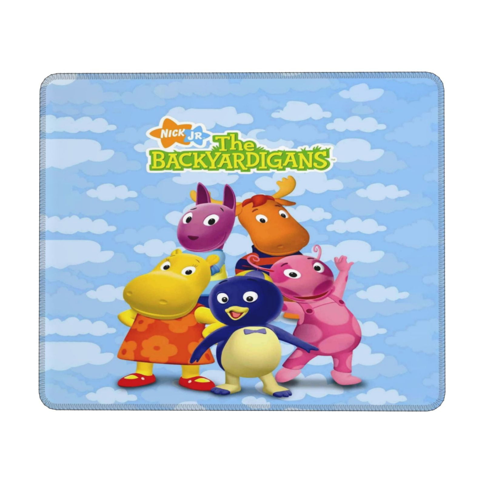 The Backyar-Diga Mouse Pad Square Stitched Edges Non-Slip Rubber ...