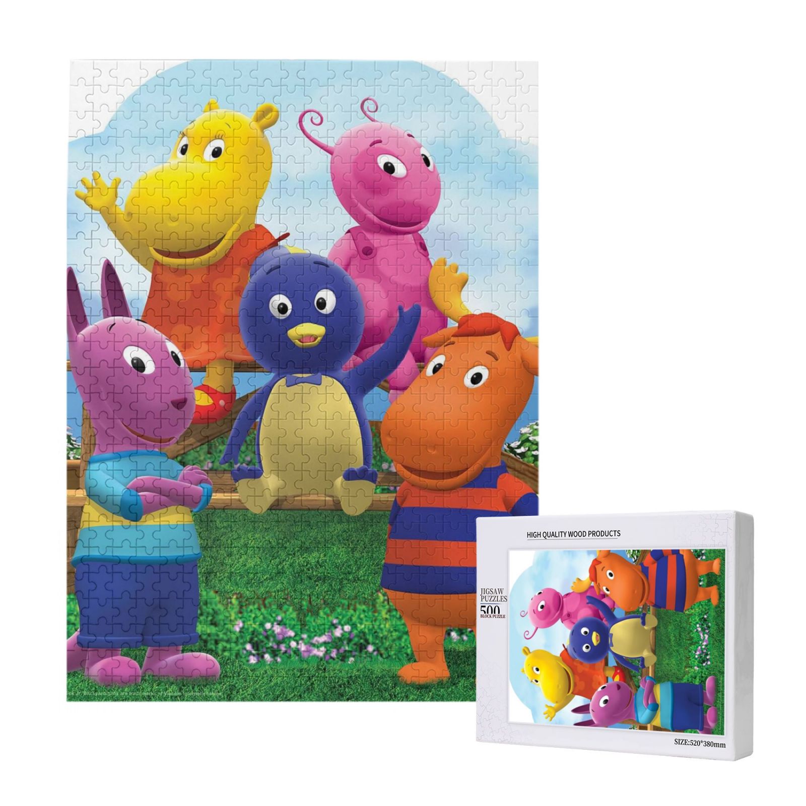 The Backyardigans 3 500 Pieces Of Wooden Fun Puzzle Art As Gifts For ...