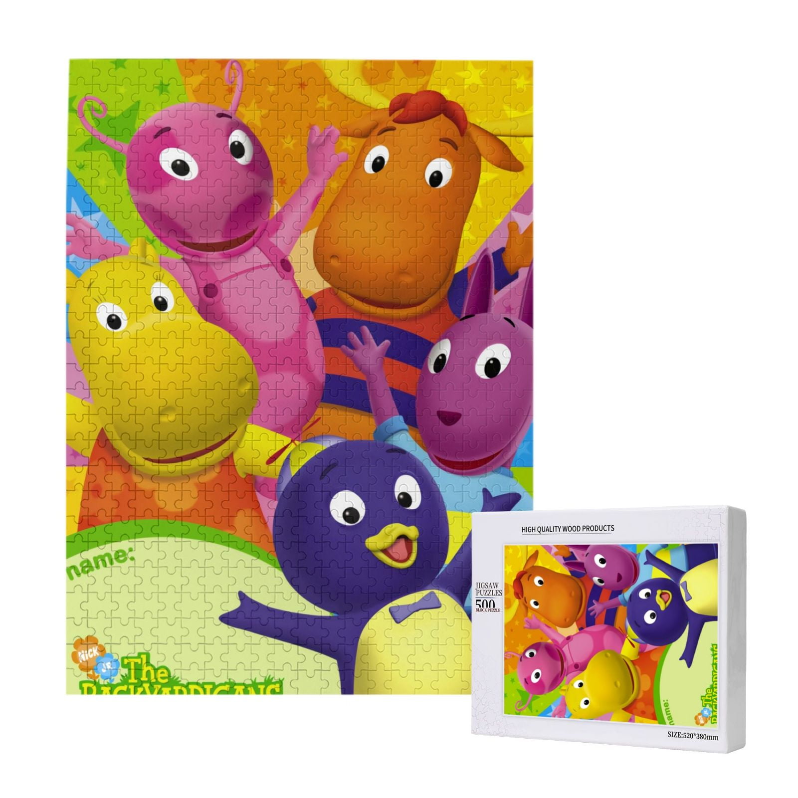 The Backyardigans 500 Pieces Of Wooden Fun Puzzle Art As Gifts For ...