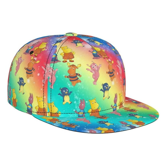 The Backyardigans Adjustable Flat Brim Baseball Cap Snapback Hat Hip ...
