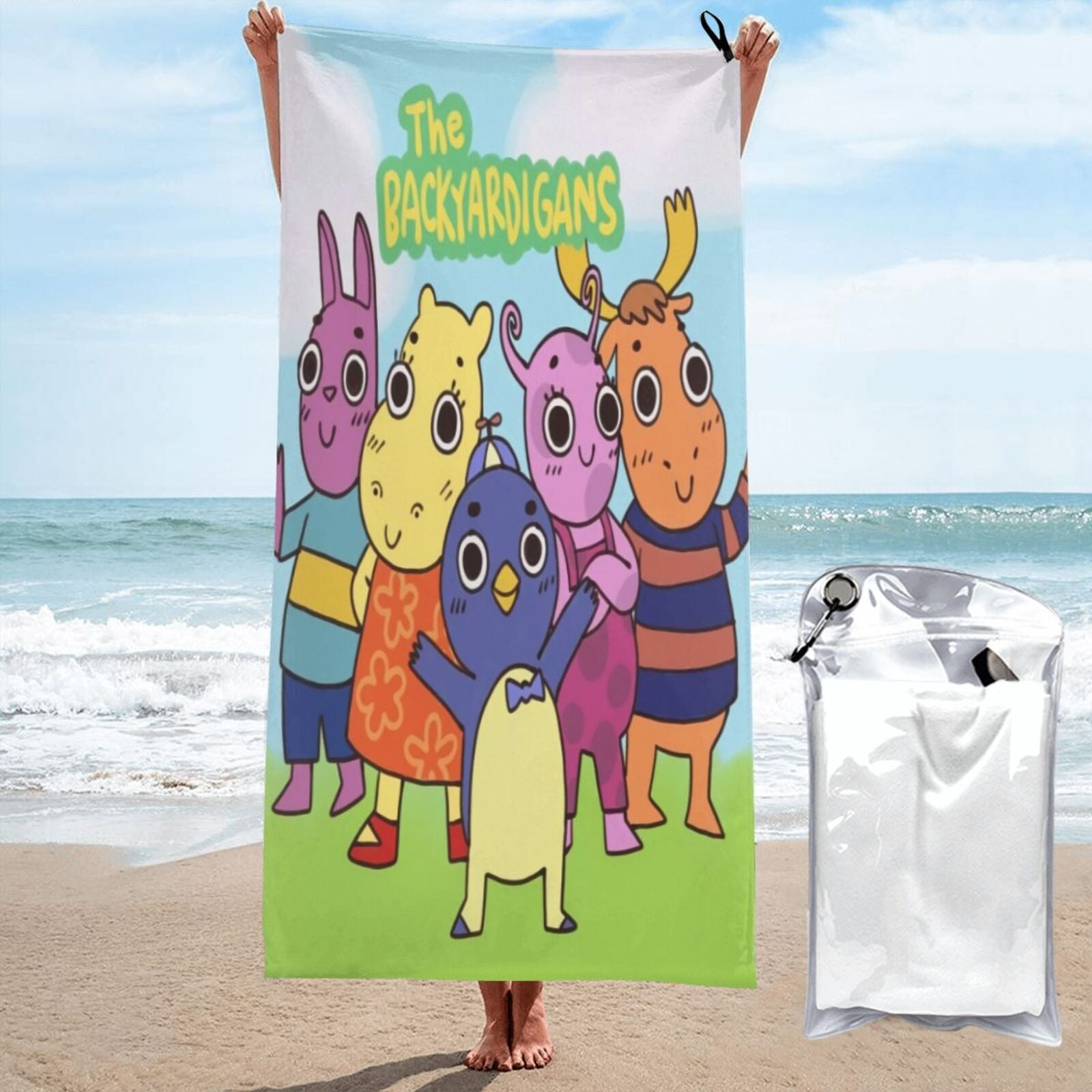 The Backyardigans Beach Towel Large Soft Absorbent Microfiber Quick Dry ...