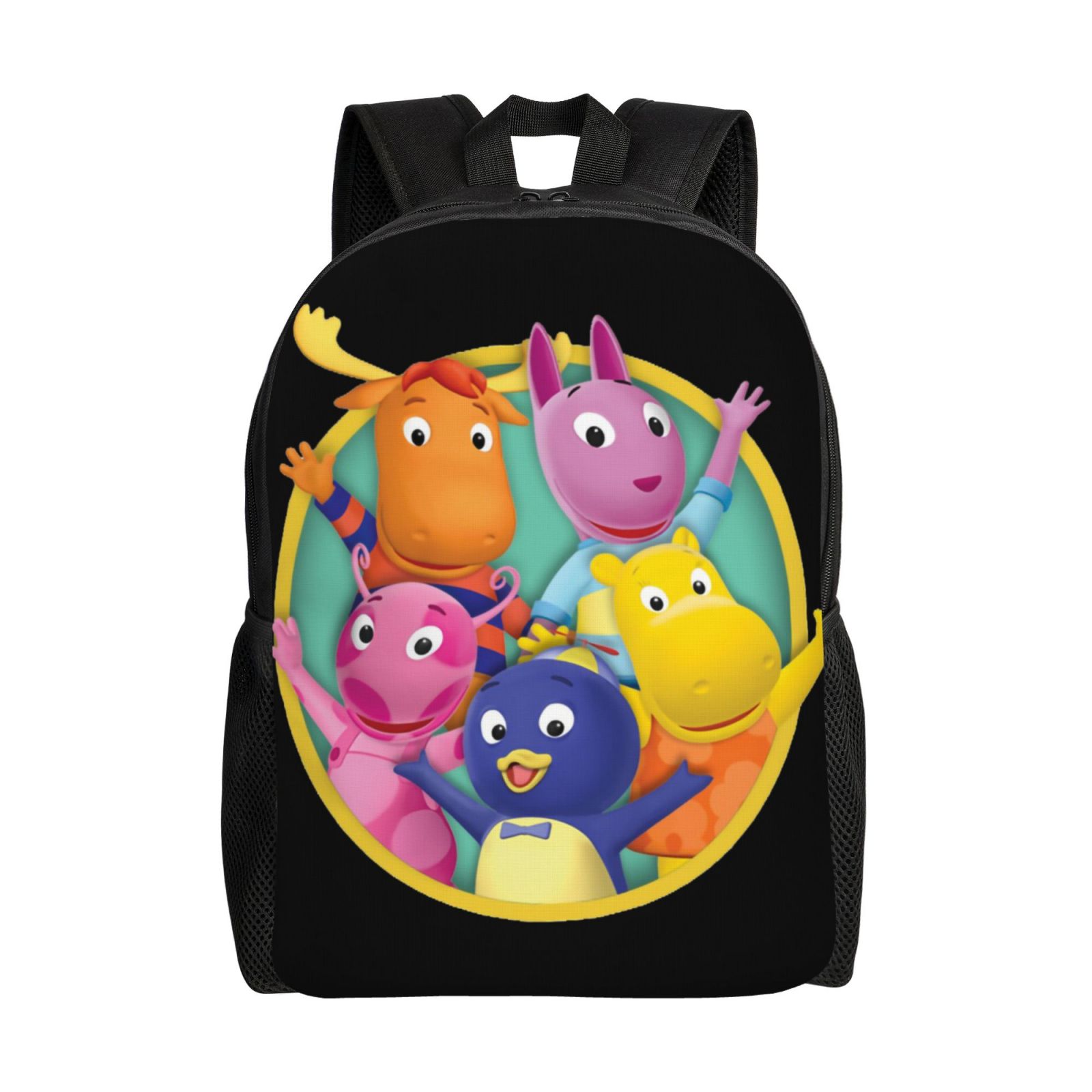 The Backyardigans Black Backpack for Women Men Laptop Backpack Work ...
