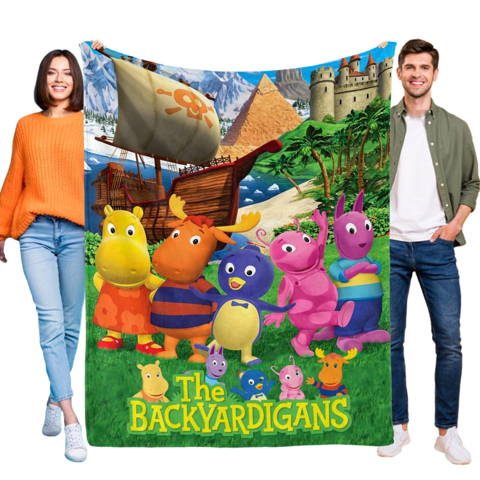 The Backyardigans Blanket Soft Bed Sofa Office Couch Throw Birthday ...