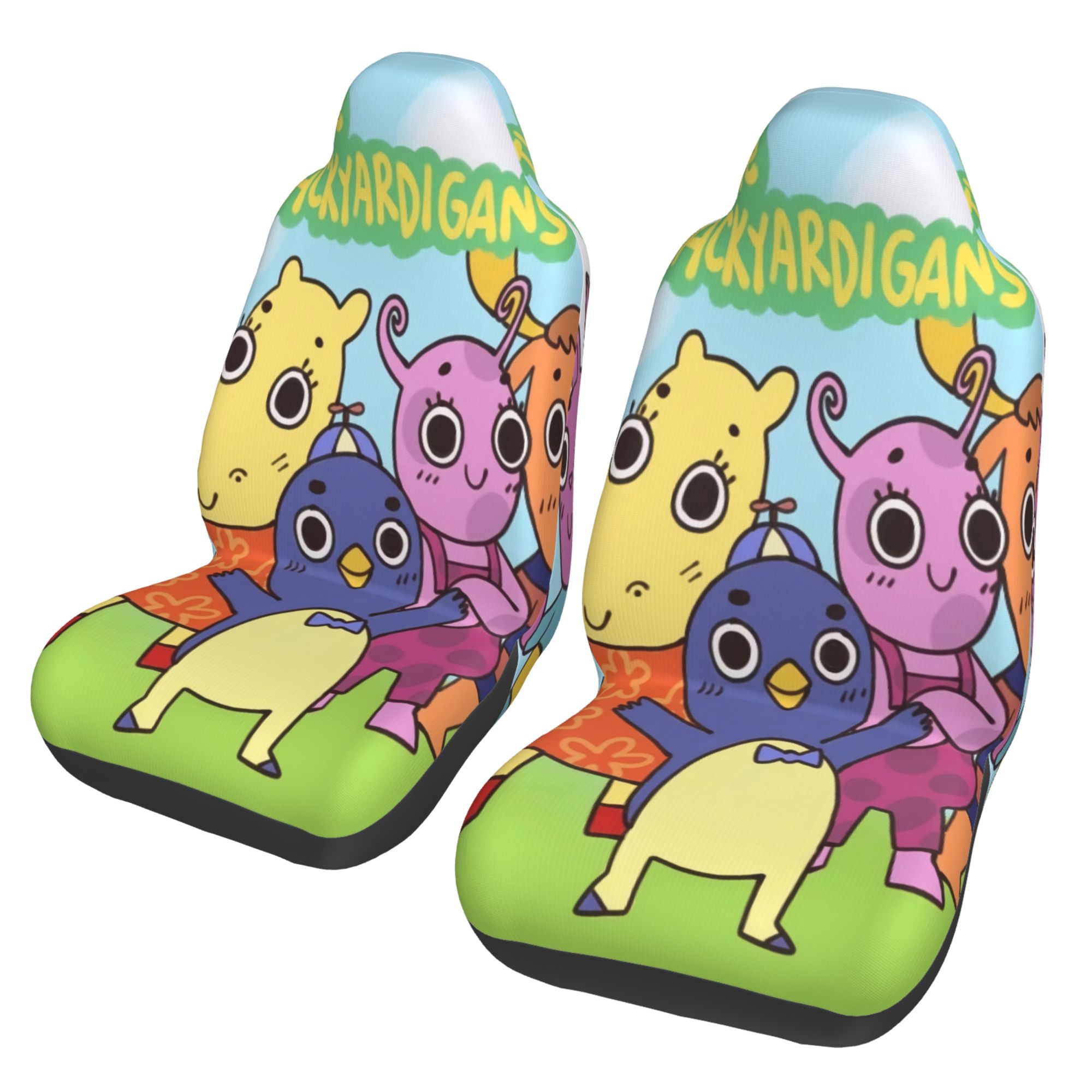 The Backyardigans Car Front Seat Covers 2 Pcs Universal Auto Seat Covers Front Seats Only ...