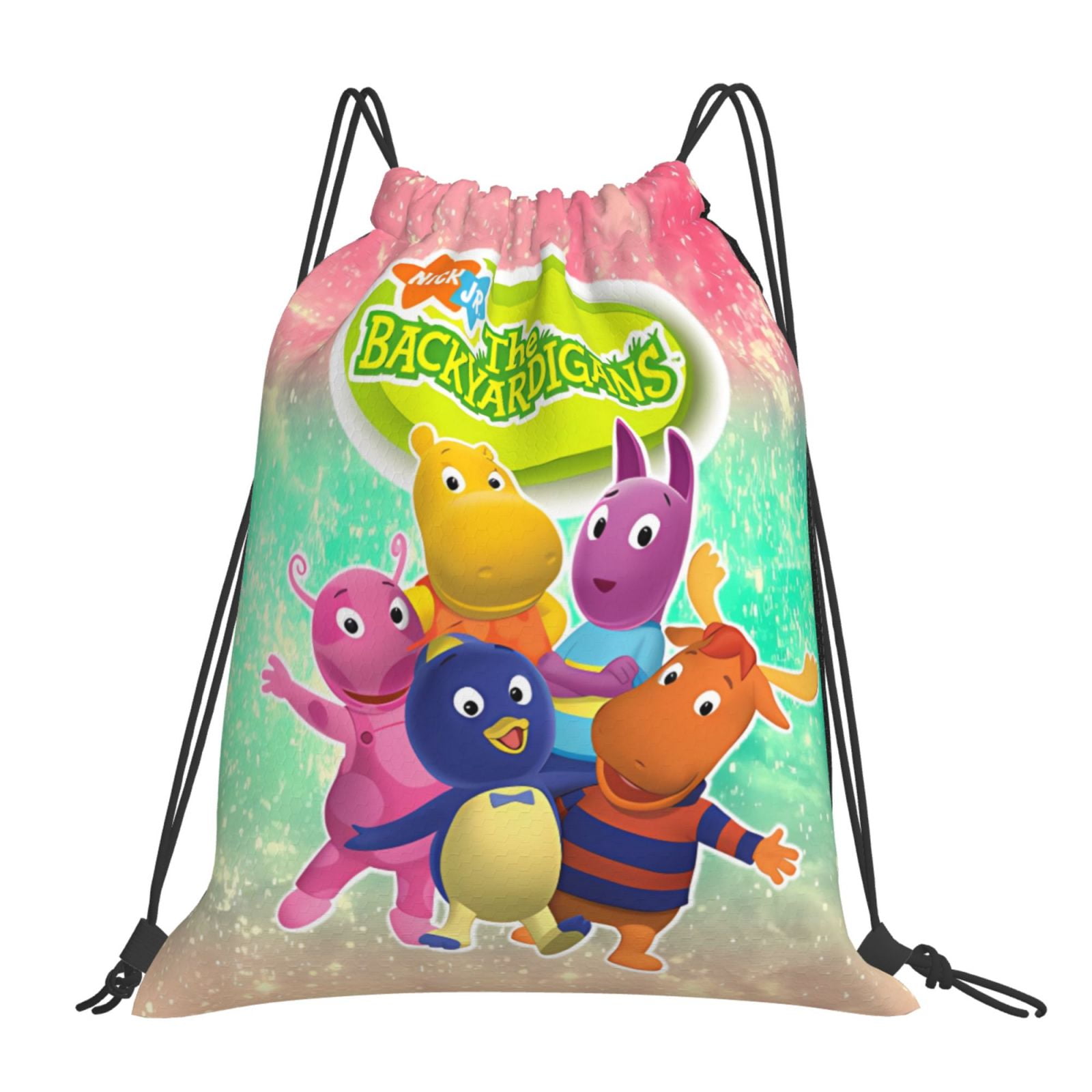 The Backyardigans Drawstring Backpack Sport Gym Bag For Yoga Swimming ...