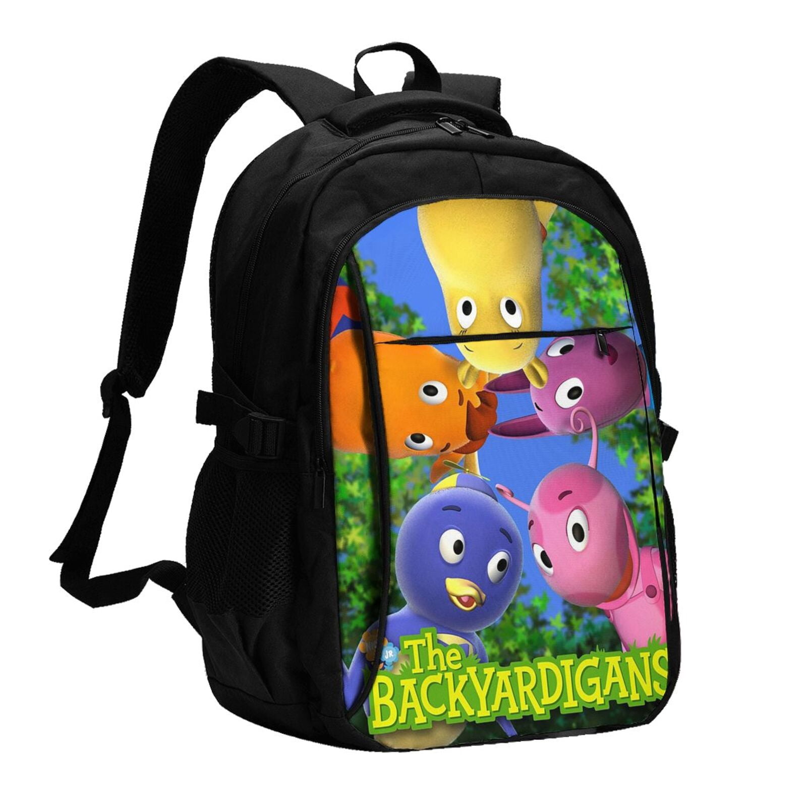 The Backyardigans Large Travel Laptop Bag Backpack with USB Charging ...
