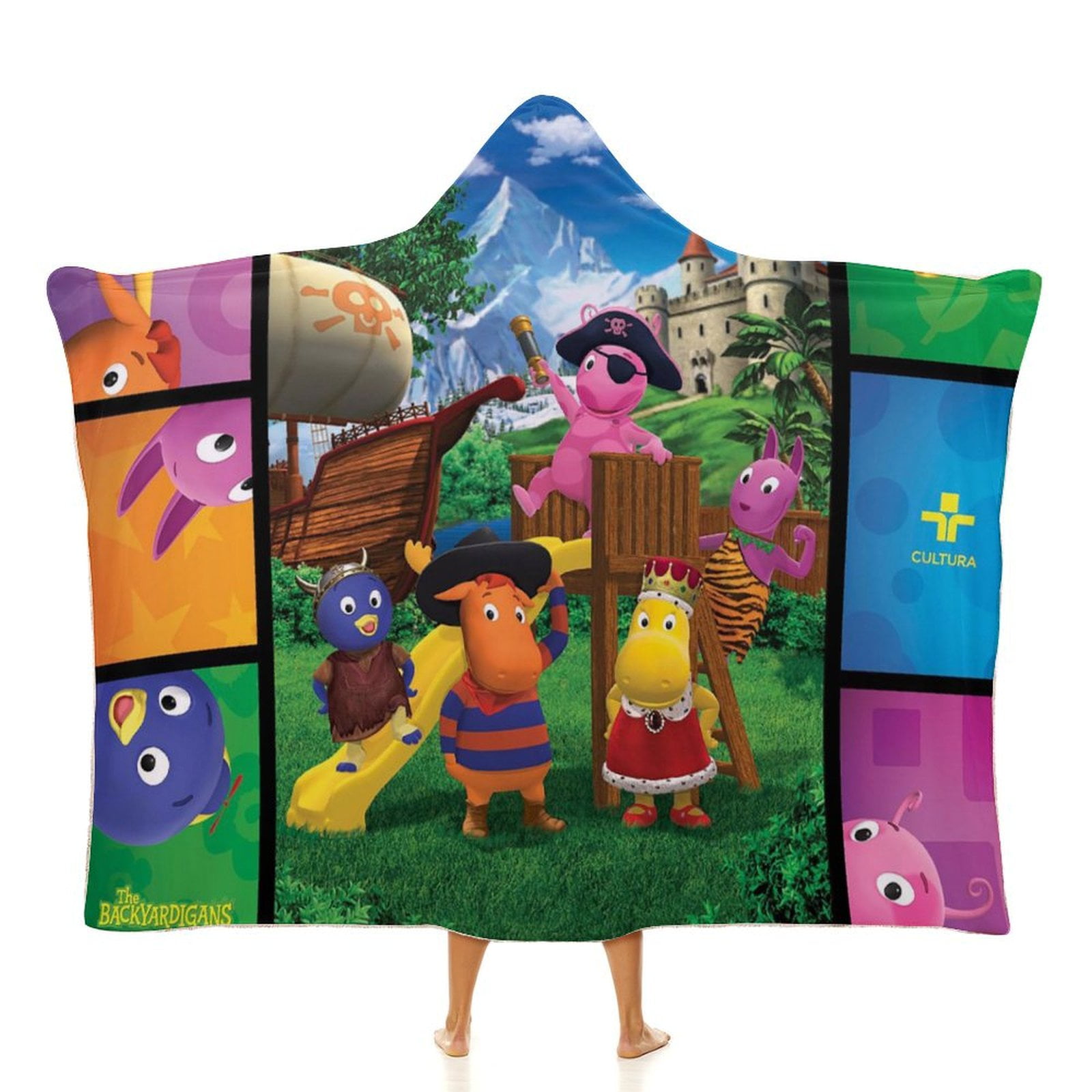 The Backyardigans Soft Fleece Warm Blanket Throw Fuzzy Wearable Blanket ...