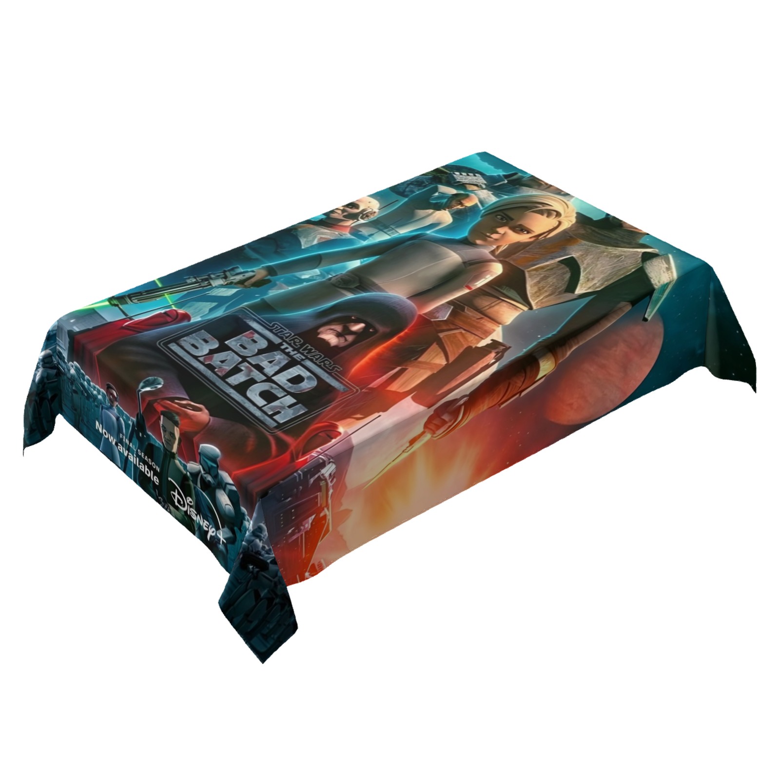 The Bad Batch square tablecloth has an iconic print, fits most tables ...