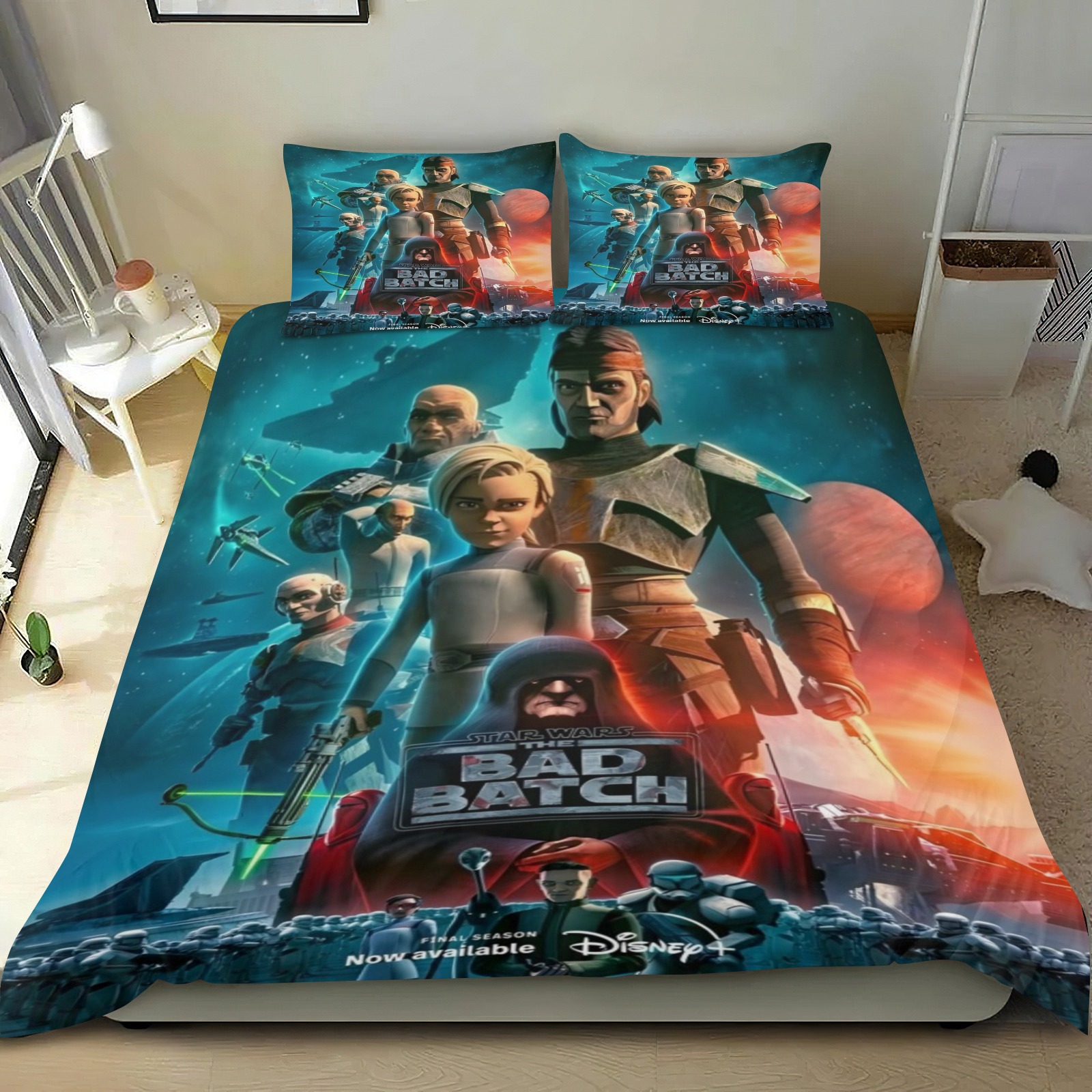 The Bad Batch thin bedding set has an iconic print,One duvet cover and ...