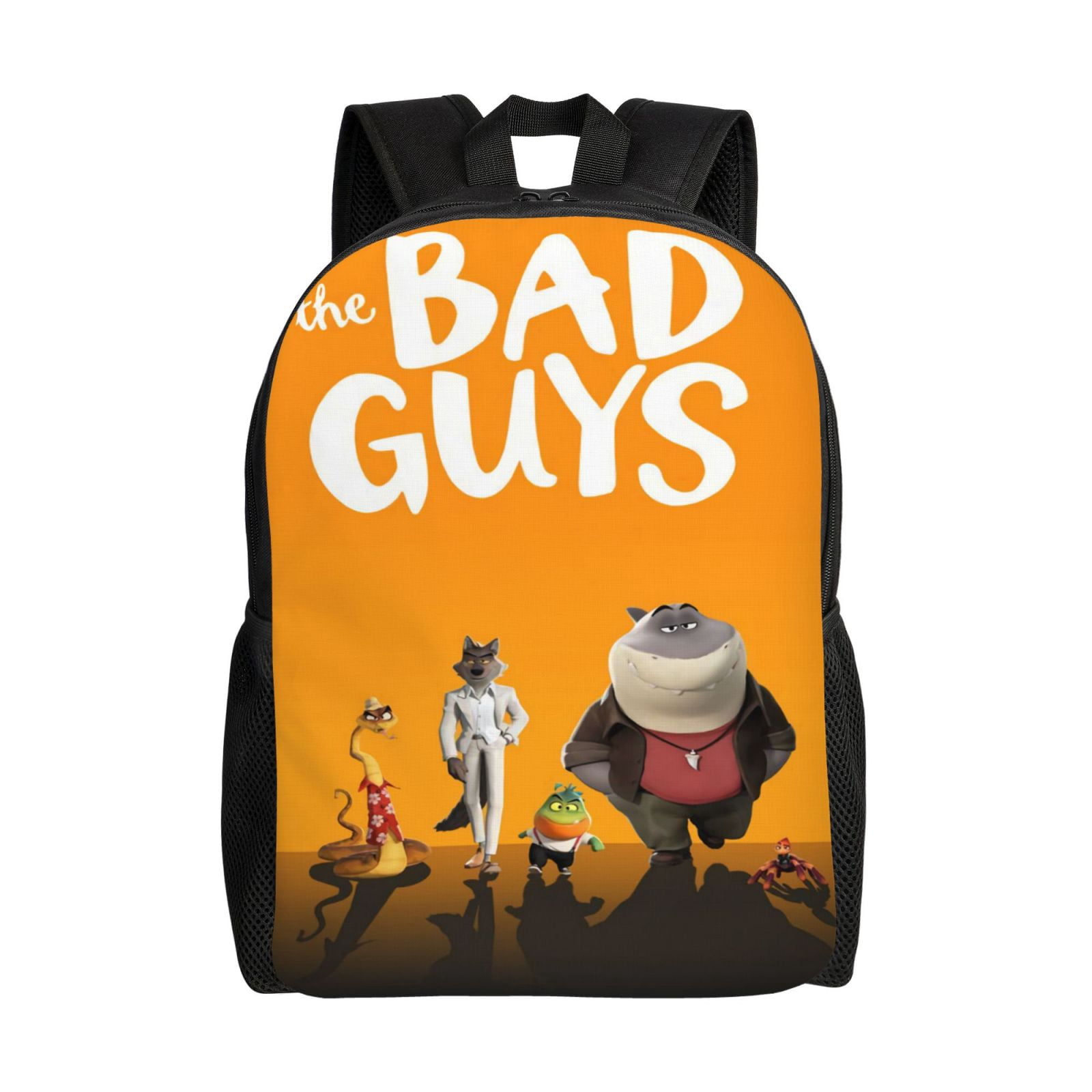 The Bad Guys Backpack, 3D Printed Cartoon Laptop Bag Bookbag ...