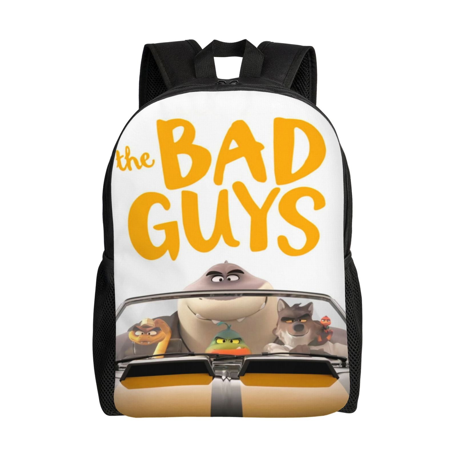 The Bad Guys Backpack, 3D Printed Cartoon Laptop Bag Bookbag ...