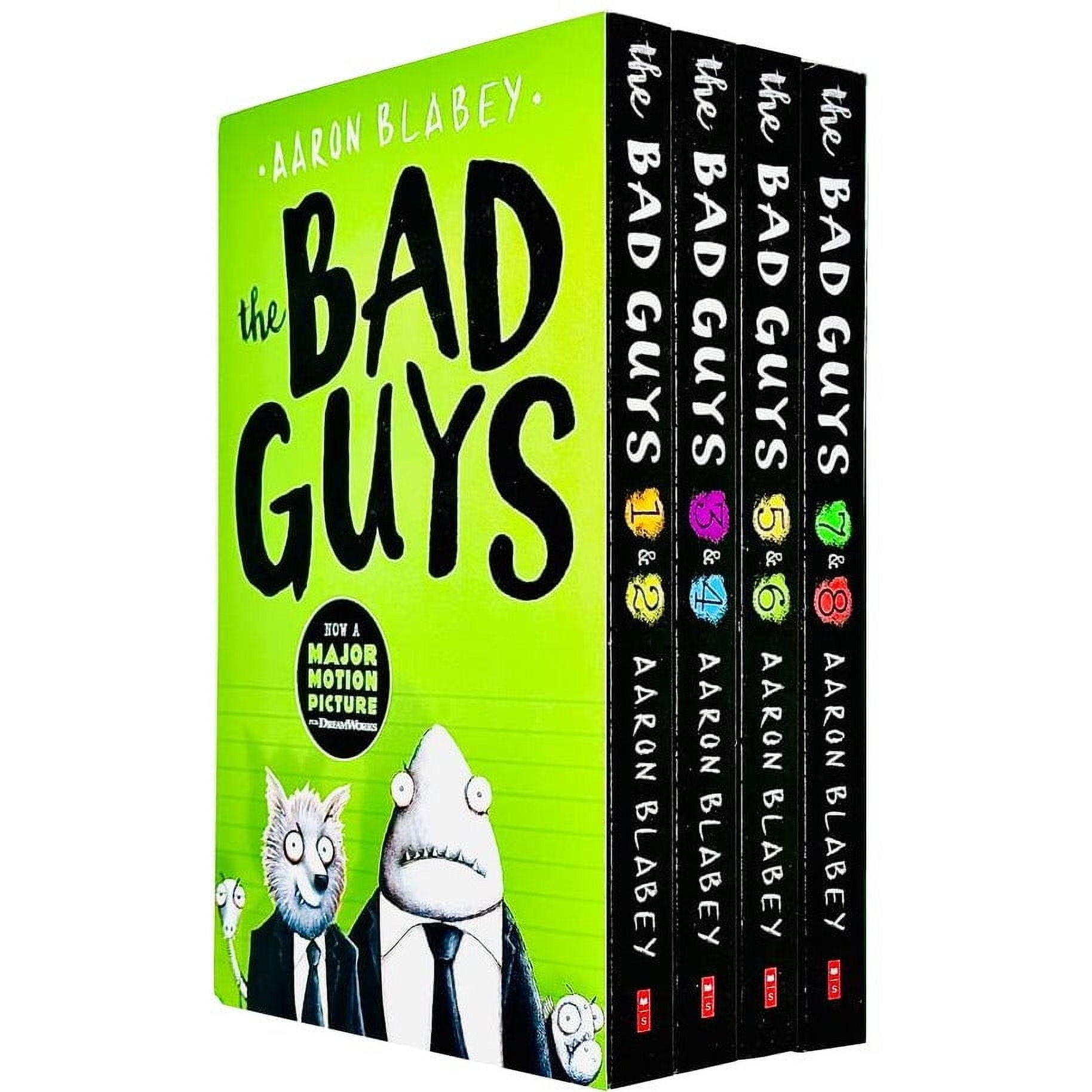 The Bad Guys Episodes 1-8 Collection 4 Books Set by Aaron Blabey (Bad ...