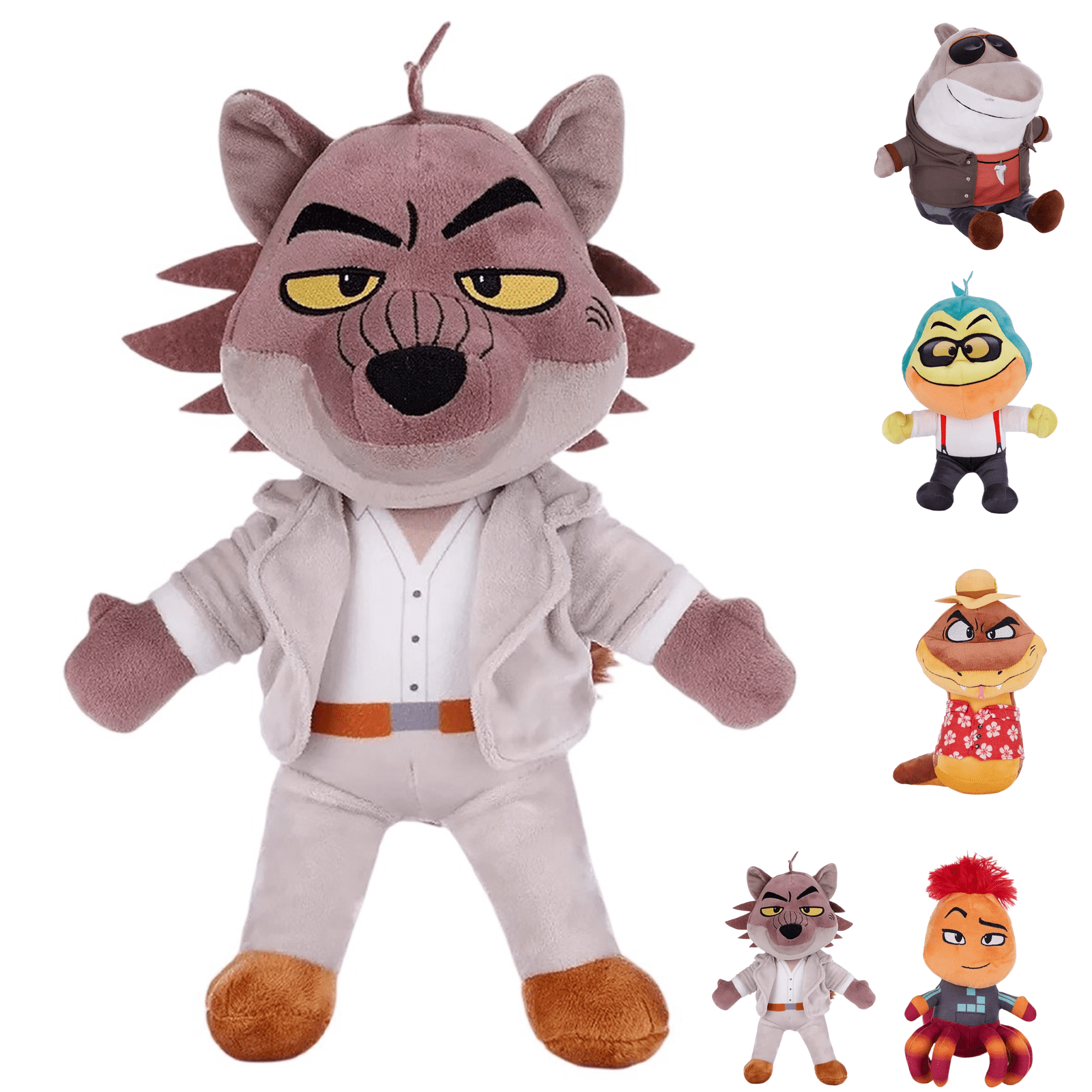 The Bad Guys Plush Toy Collection – 9.4-Inch Mr. Wolf Stuffed Animals ...