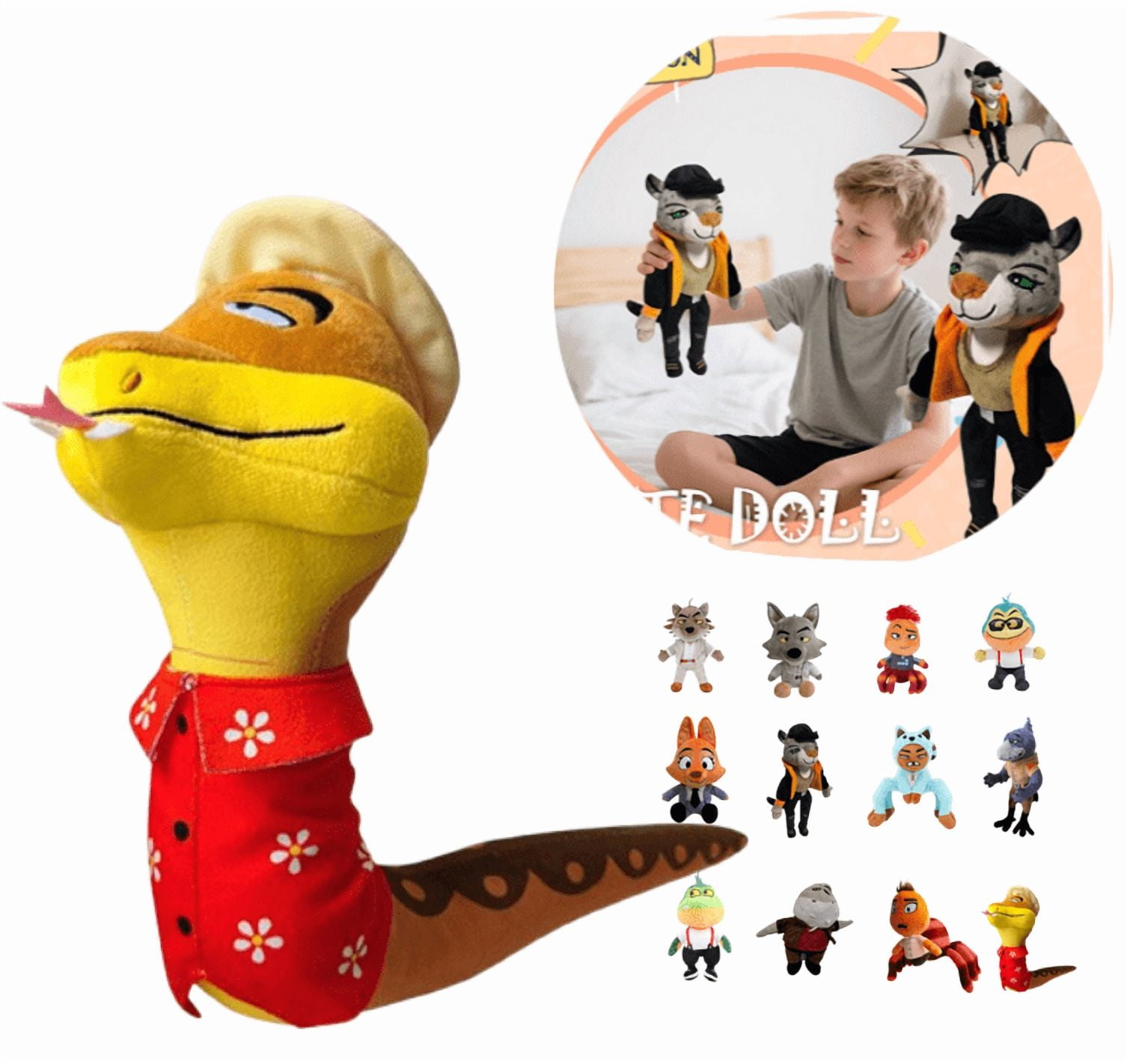 The Bad Guys Plush Toy Collection – The Bad Guys Soft Huggable Plushie ...