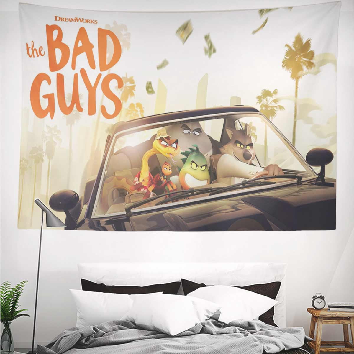 The Bad Guys Tapestry Gift Wall Hanging Backdrop for Room Bedroom Girls ...