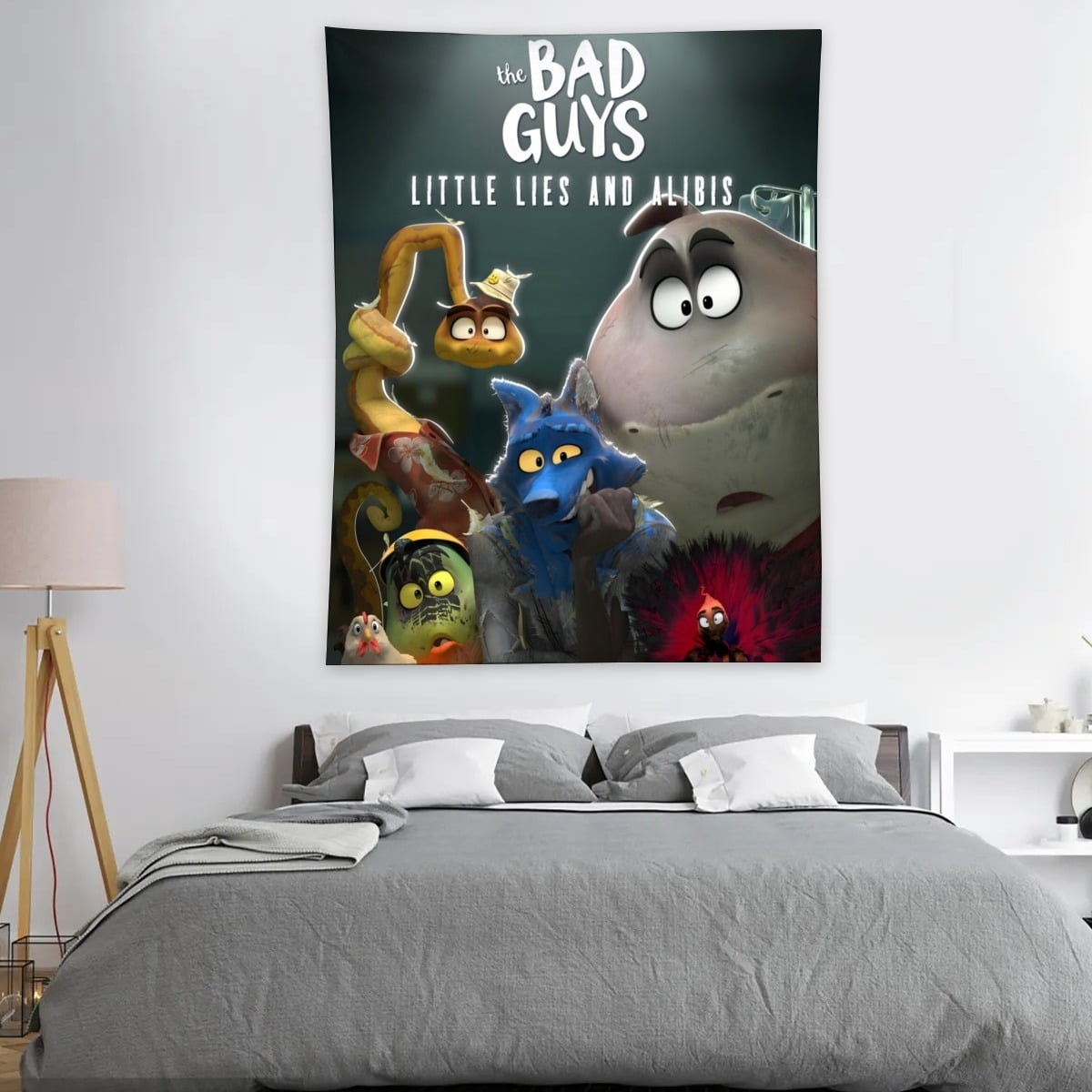 The Bad Guys-Theme Anti-pilling Tapestry Gift Wall Hanging Backdrop for ...