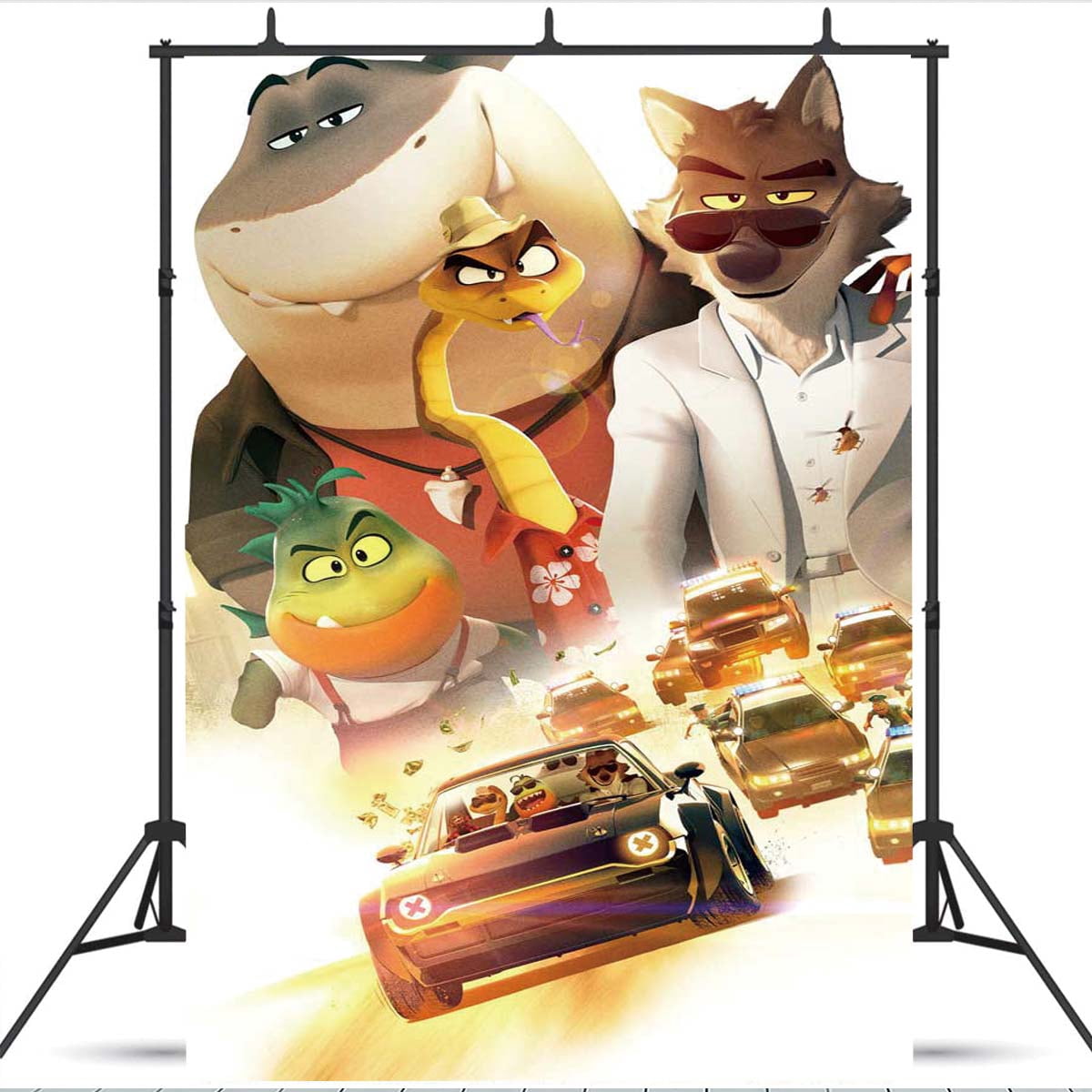 The Bad Guys school Backdrop Taspestry Banner Party Supplies Background ...
