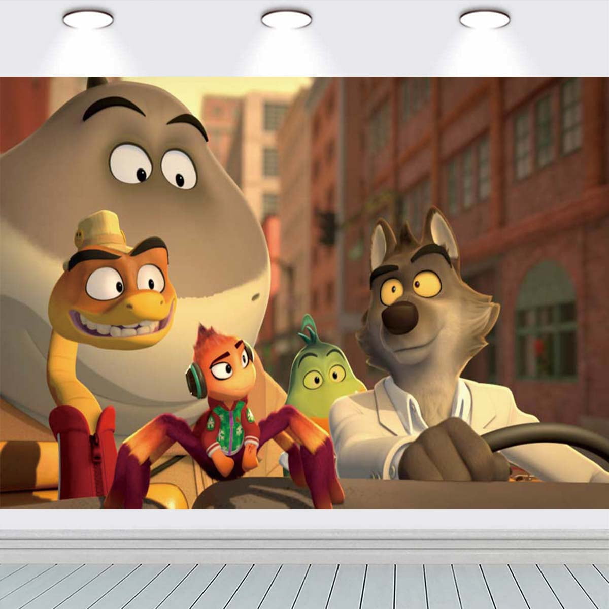 The Bad Guys school Poster Backdrop Banner Party Supplies Birthday ...