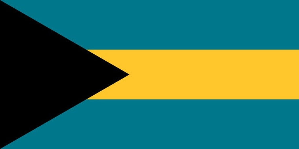 The Bahamas Flag Decal Sticker - 6 inches wide - Walmart.com