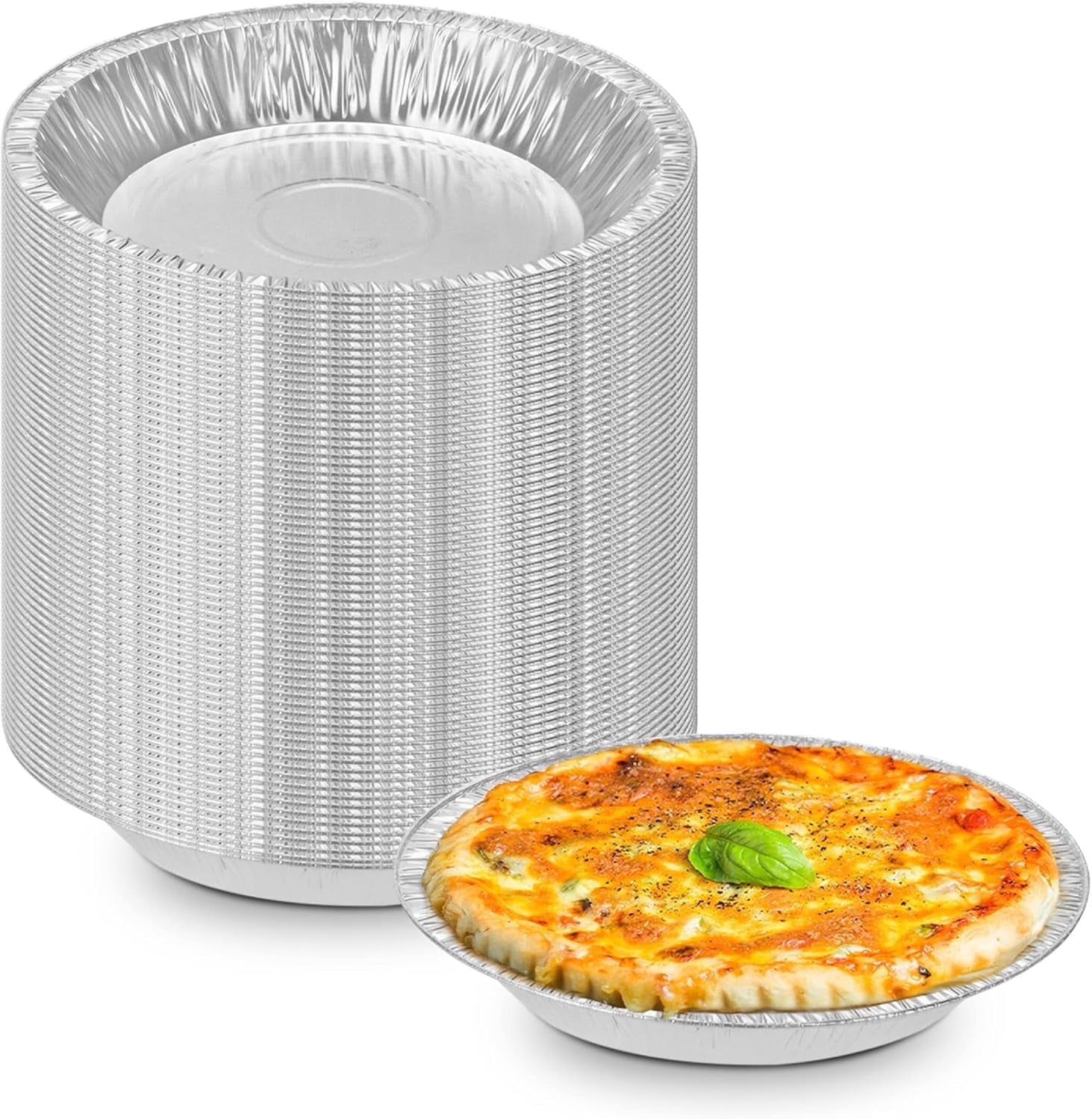 The Baker Celebrations 100-Count 6-Inch Aluminum Foil Pie & Tart Pans ...