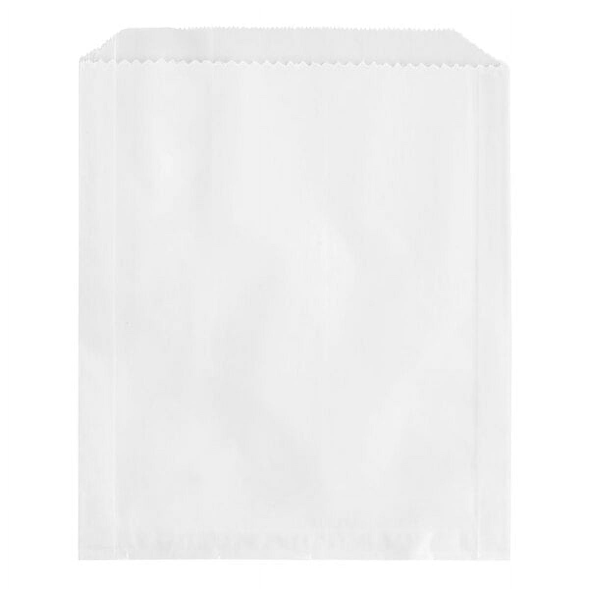 The Baker Celebrations 100 White Wet Waxed Sandwich Paper Bags, Made in ...