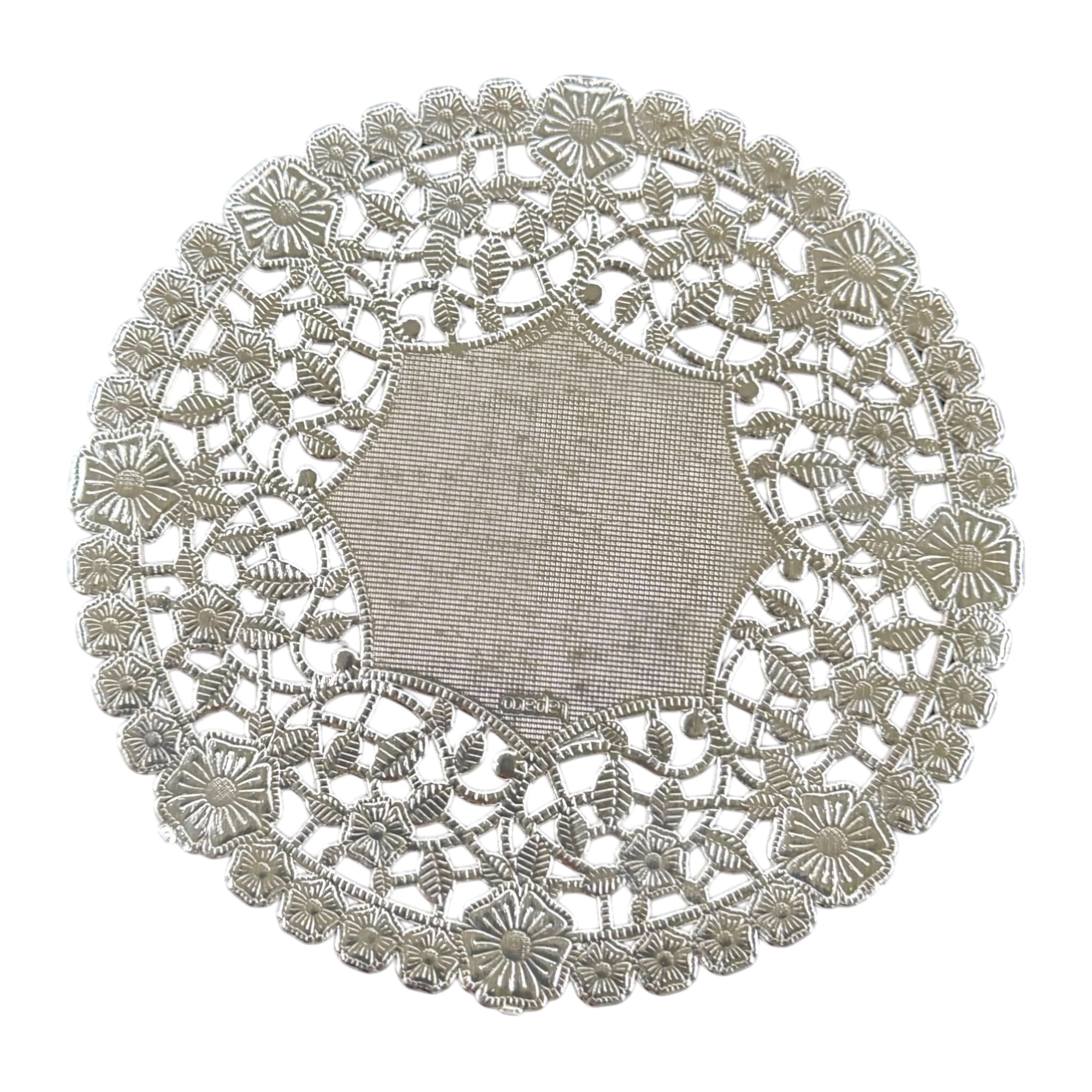The Baker Celebrations 50 Pack Silver 6" Foil Doilies for Decor, Crafts ...