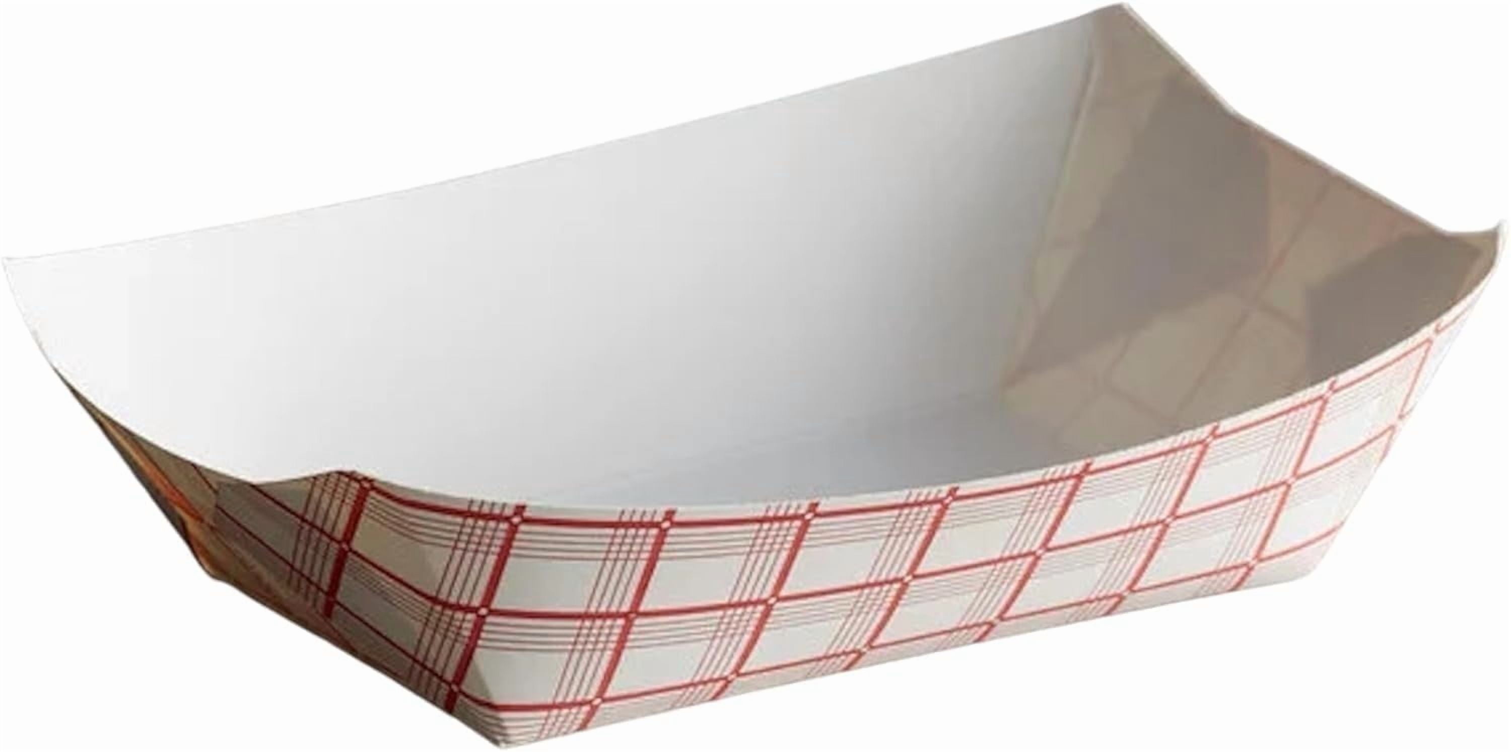 The Baker Celebrations Paper Checkered Trays, 50 Pack, 3 Lb., Red Check ...
