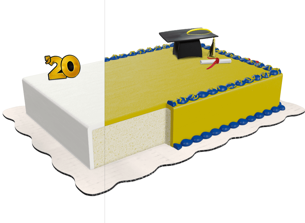 The Bakery Alumni Graduation Sheet Cake - Walmart.com