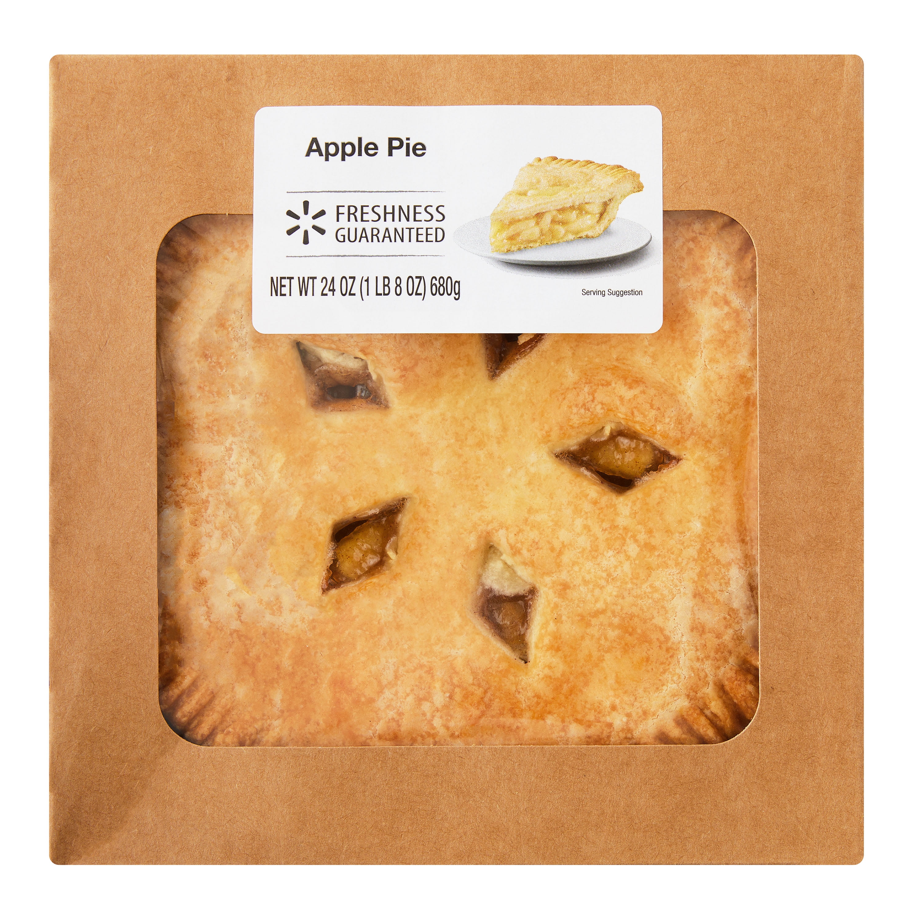 Freshness Guaranteed Apple Pie, Baked, 24 oz Paperboard Box - Walmart.com