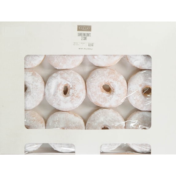 Freshness Guaranteed Sugared Ring Donuts 12 ct Baked Dozen Snack ...