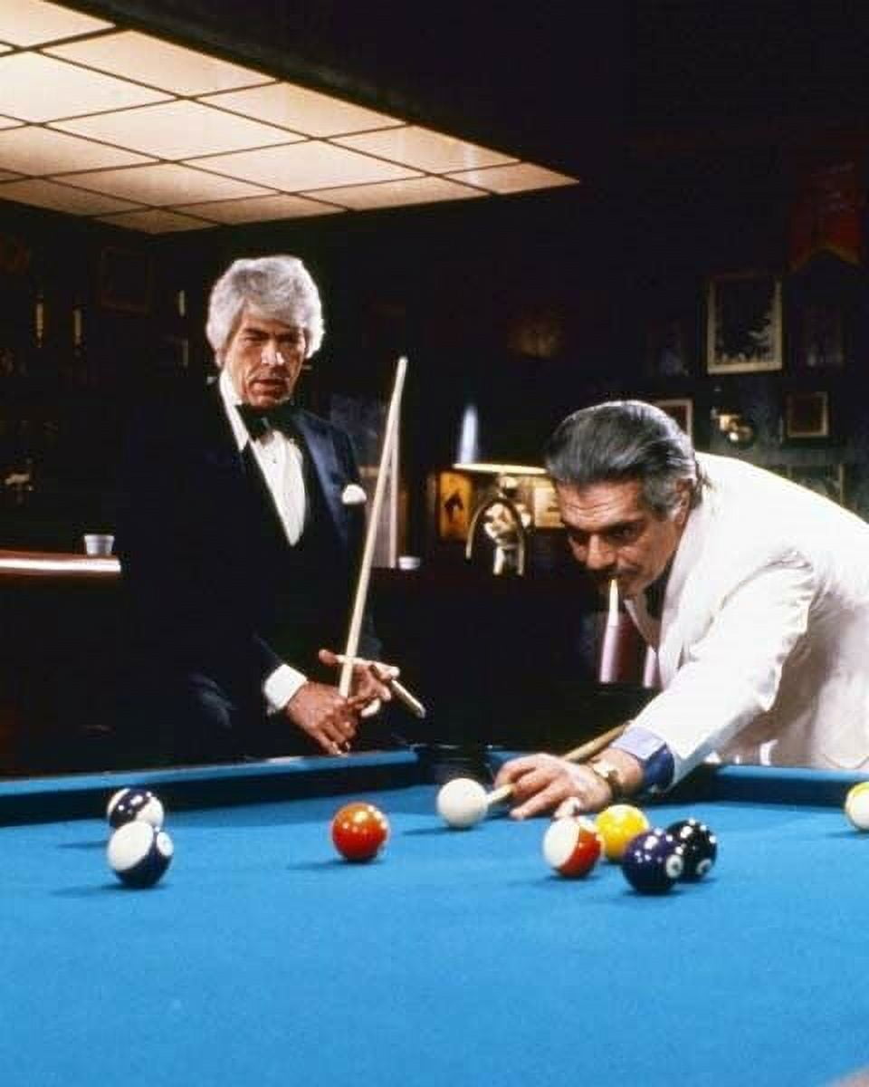 The Baltimore Bullet 1980 Omar Sharif makes move on pool table James ...