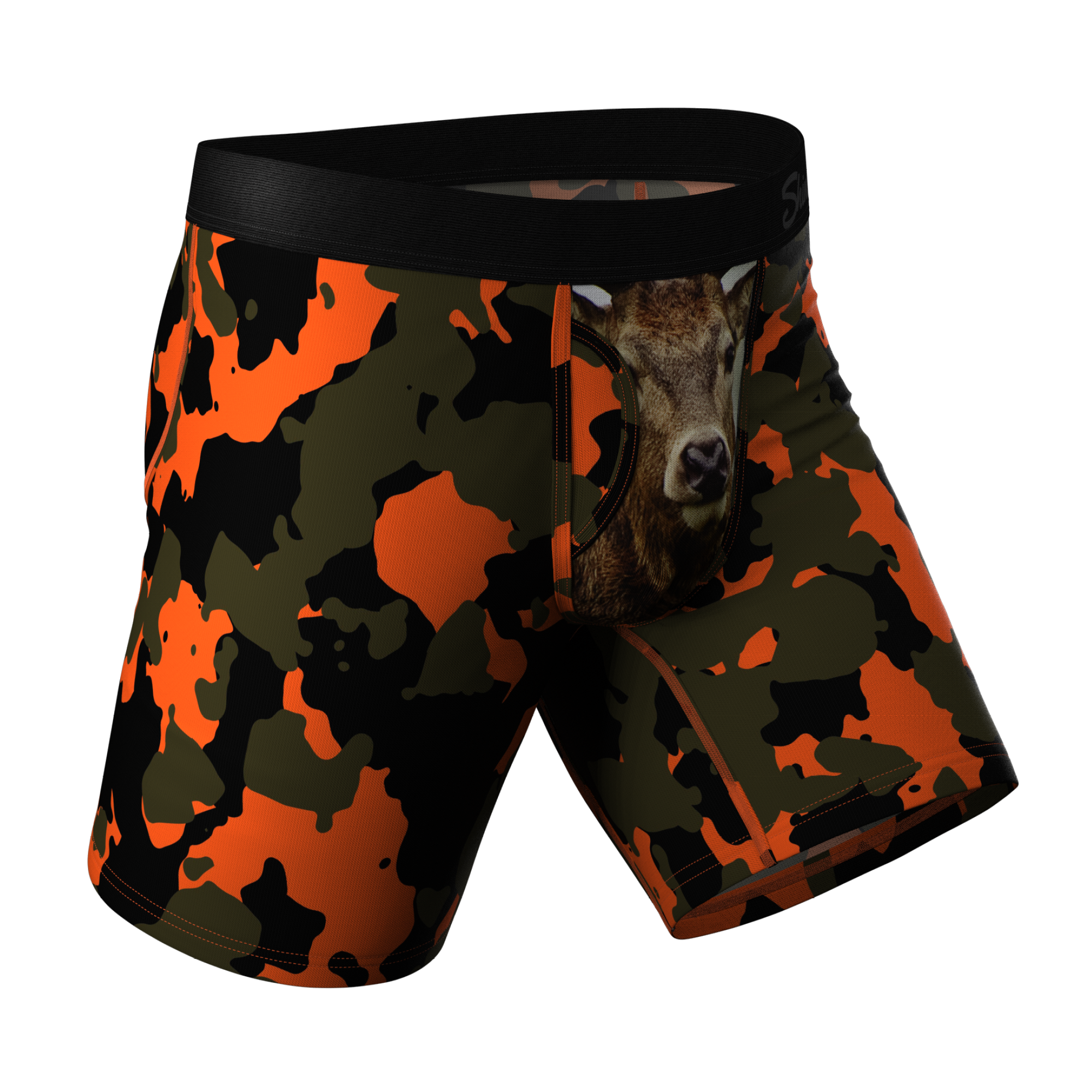 The Bambi Bunchers - Shinesty Orange Camo Deer Long Leg Ball Hammock ...