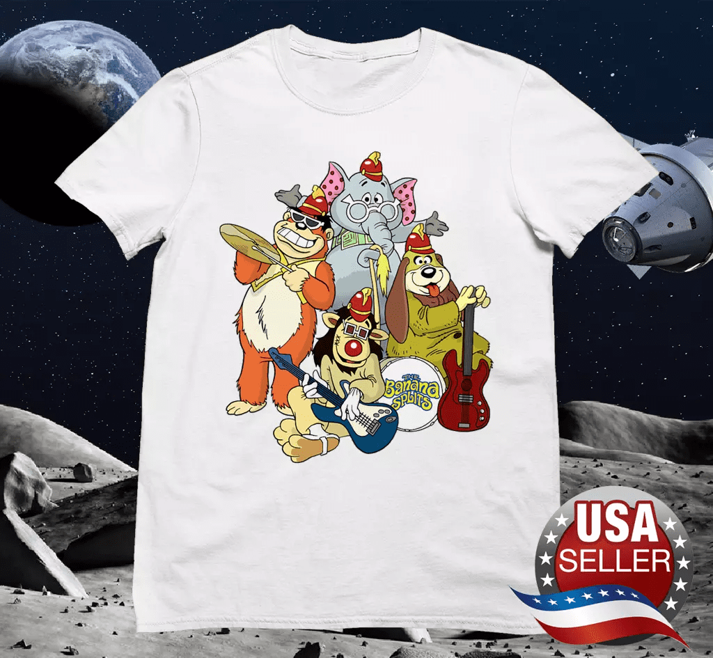 The Banana Splits Group Shirt Retro Cartoon TV Character Graphic ...