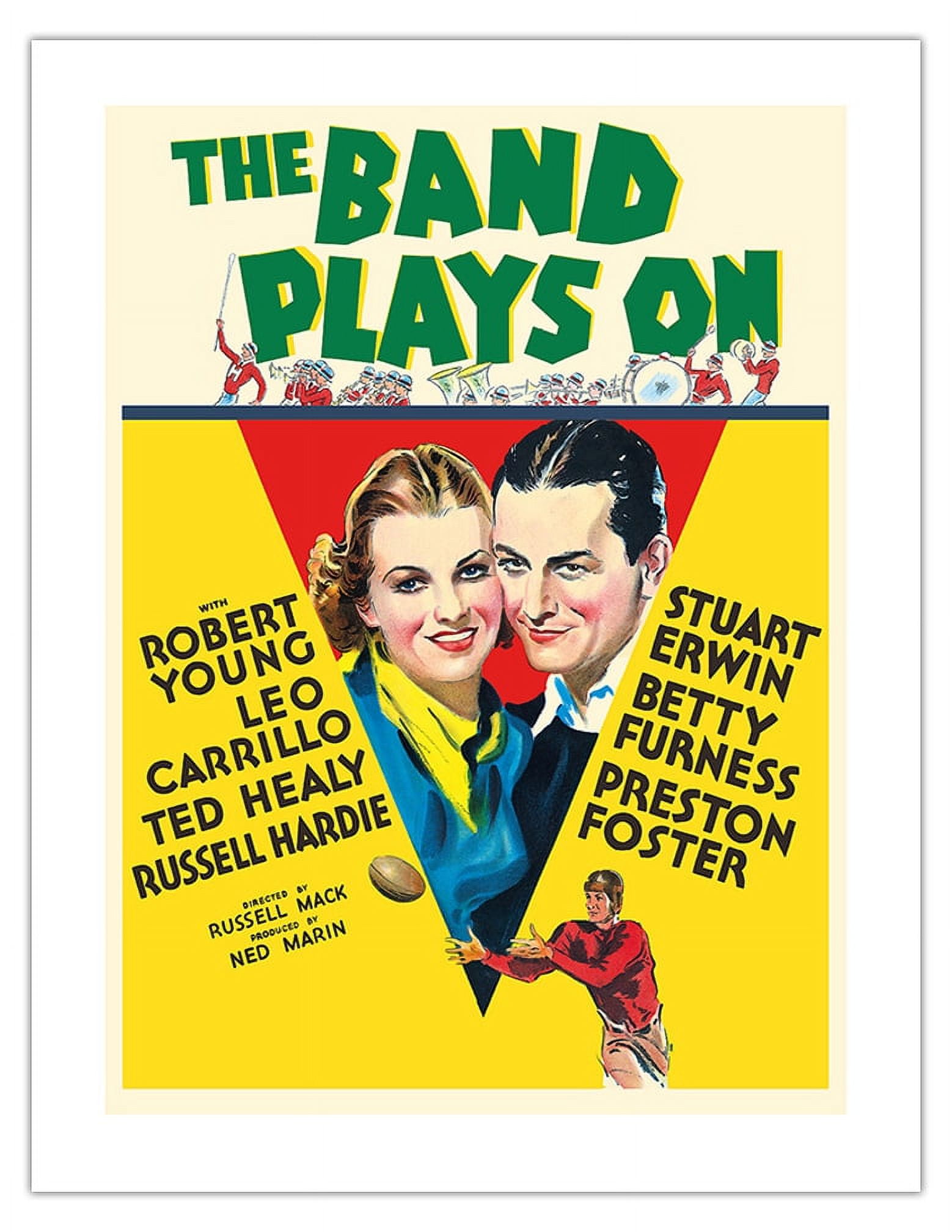 The Band Plays On - Starring Robert Young Betty Furness - Vintage Film ...