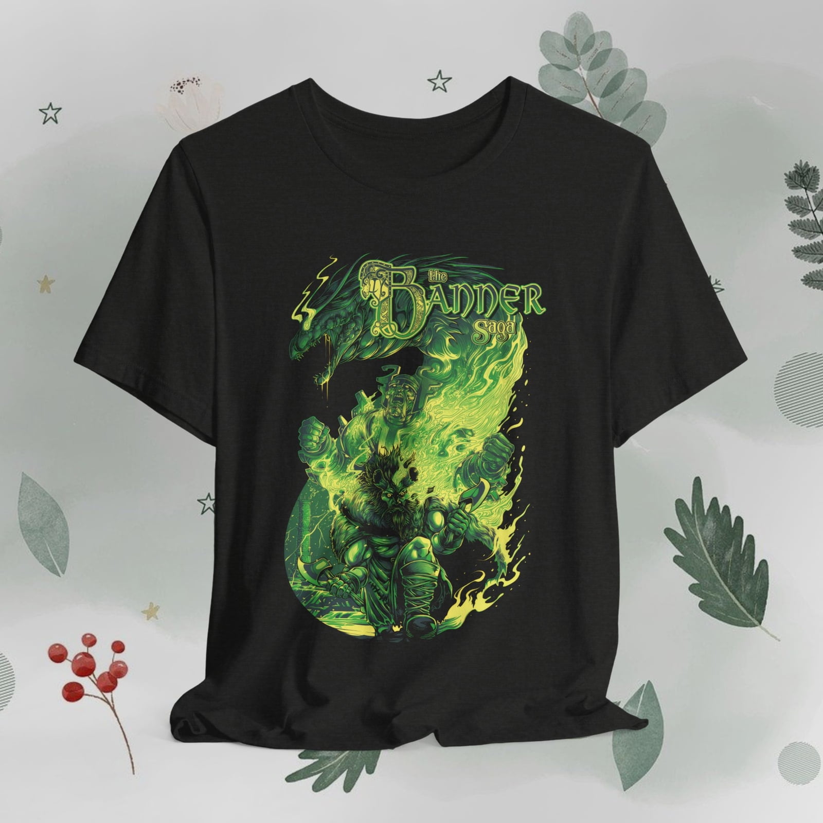 The Banner Saga T-shirt, Game, RPG, Norse Mithology, Berskerk, Viking ...