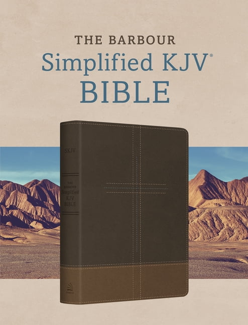 The Barbour Simplified KJV Bible--Deluxe Edition [Two-Tone Brown ...