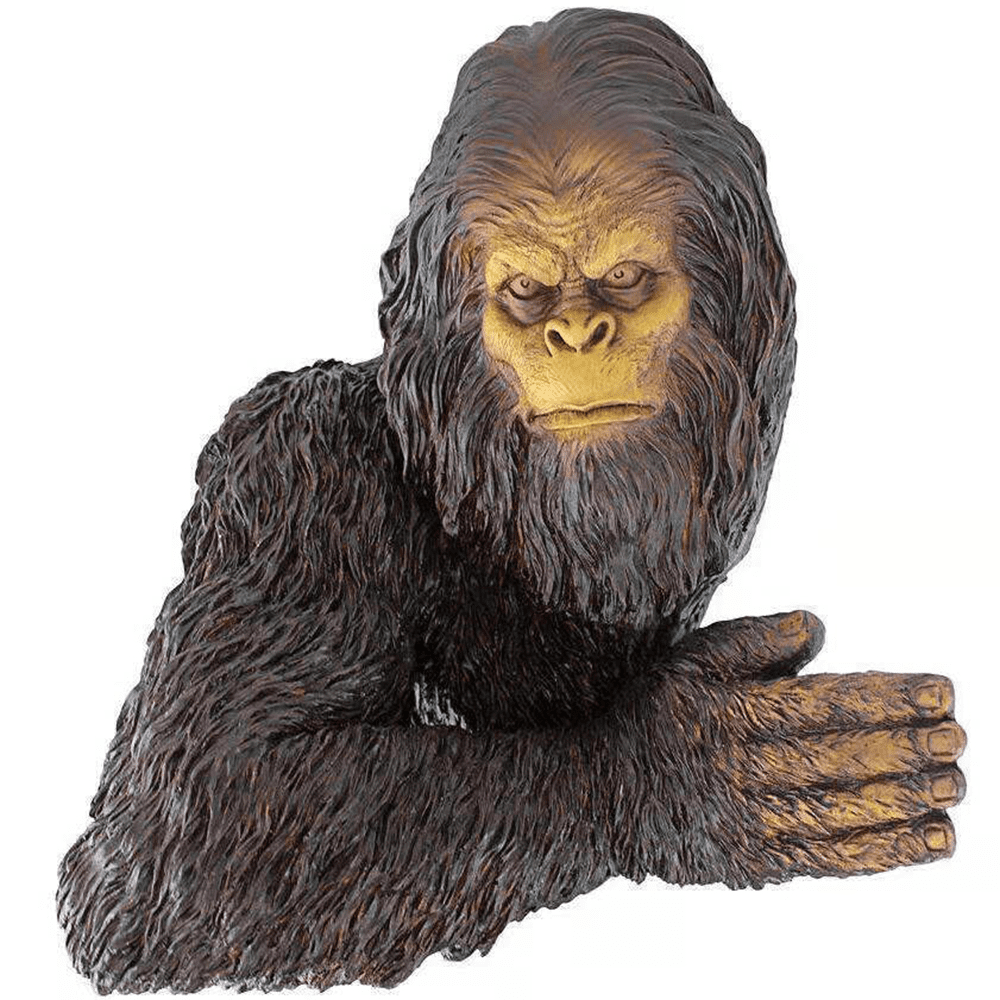 The Bashful Yeti Tree Statue - Bigfoot Tree Hugger 3D Resin Statue ...