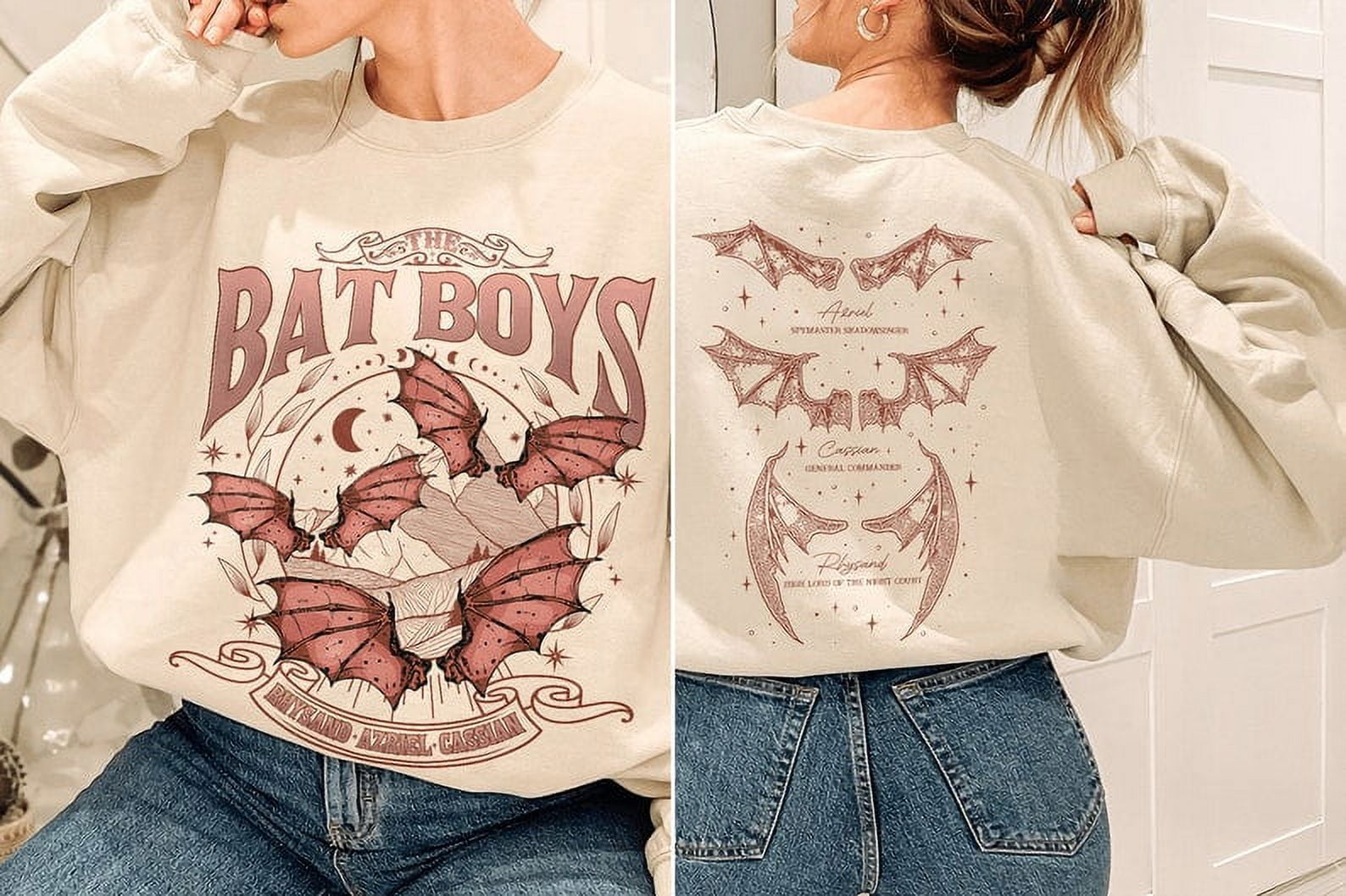 The Bat Boys Acotar Sweatshirt, Acotar Bat Boys Merch, The Night Court ...