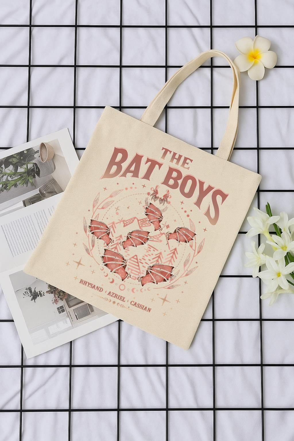 The Bat Boys Bag, Night Court Illyrians Bag, ACOTAR Merch, Rhysand Cassian Azriel Bag, Velaris ...
